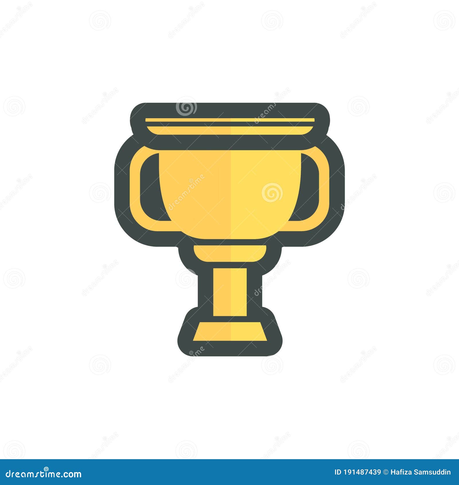Sports Trophy. Vector Illustration Decorative Design Stock Vector ...