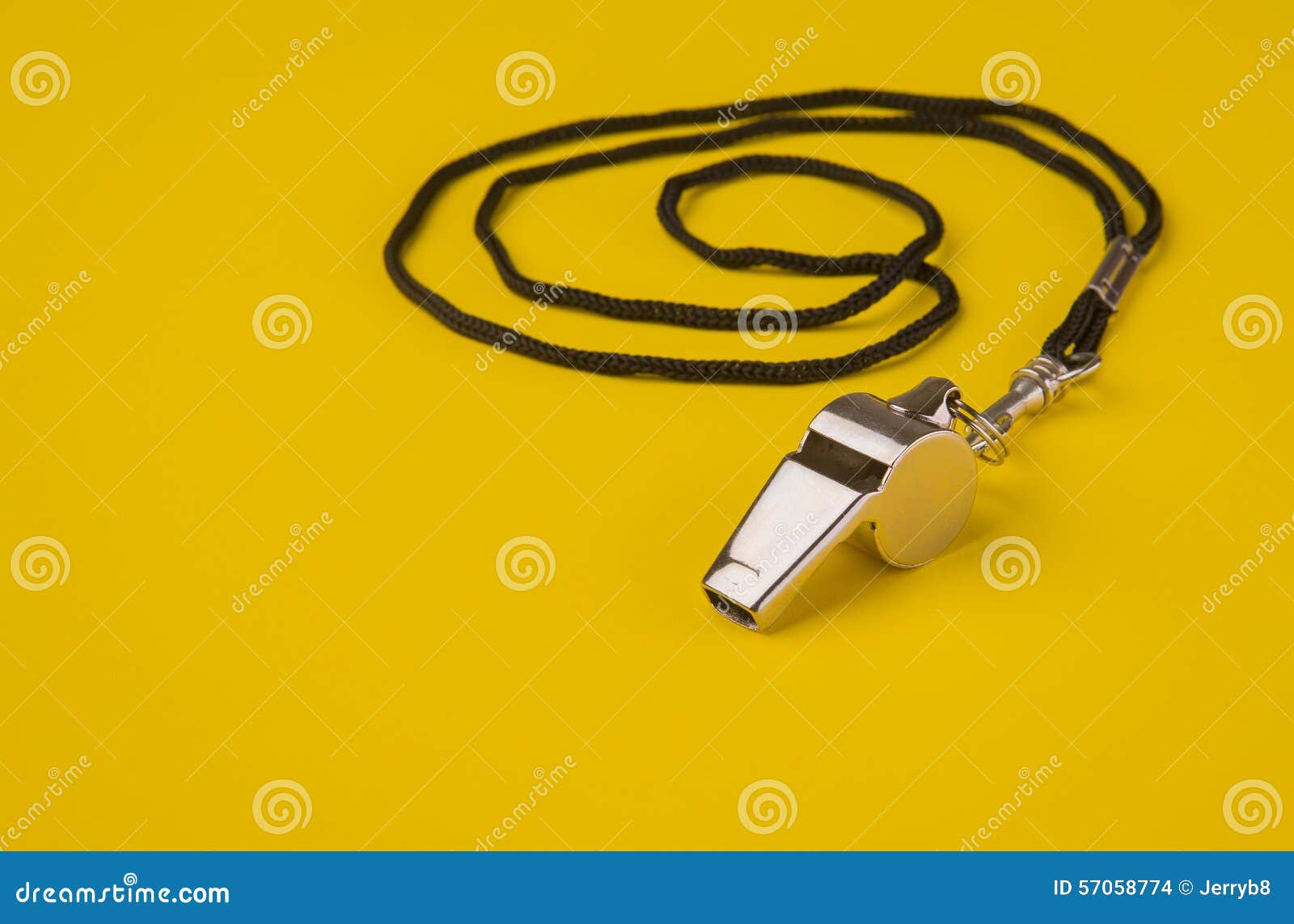 Sports Whistle On A Red Lace. Laid Out In The Shape Of A Heart. Piece ...