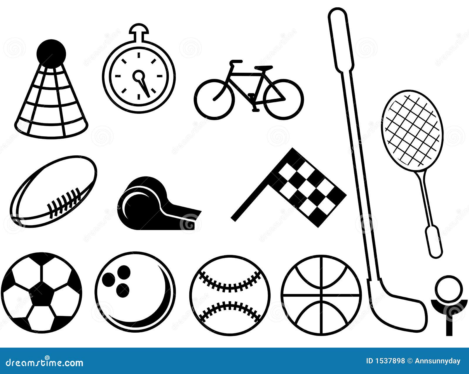 Sportsachen stock abbildung. Illustration von baseball - 1537898