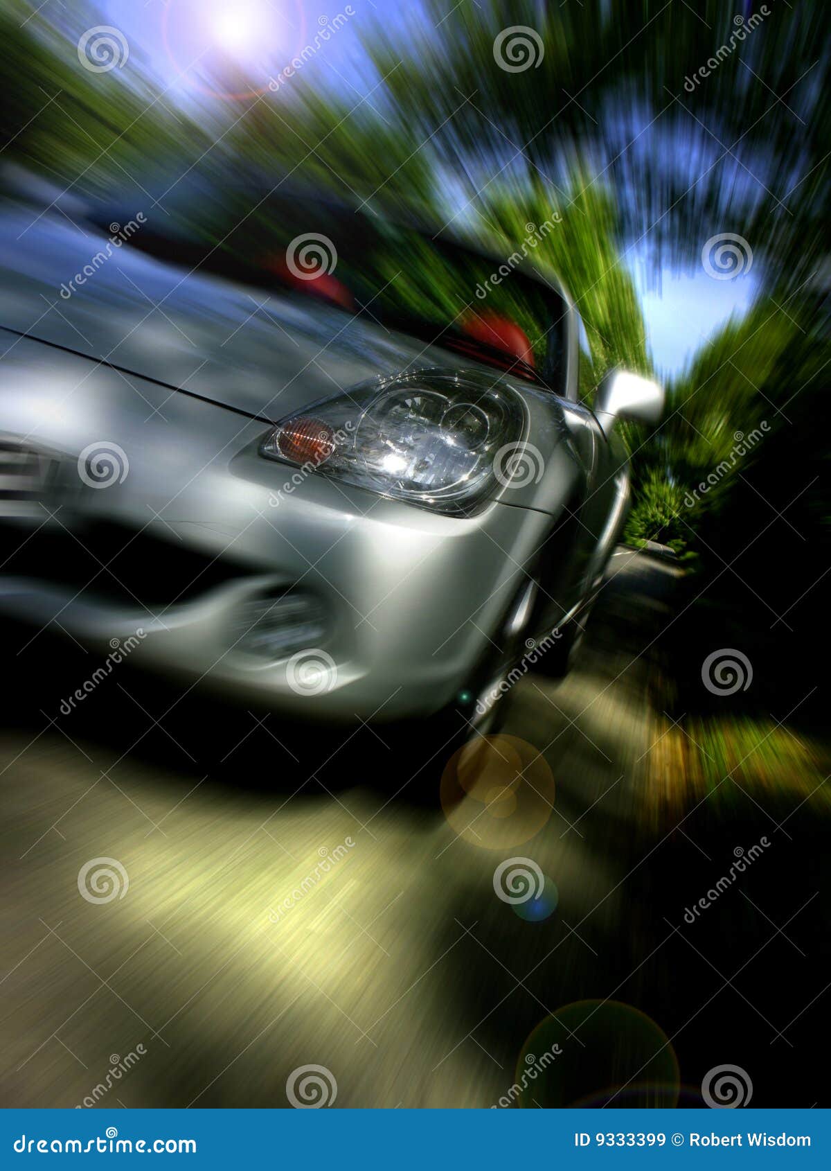 Sportscar speeding along stock image. Image of japan, drive - 9333399