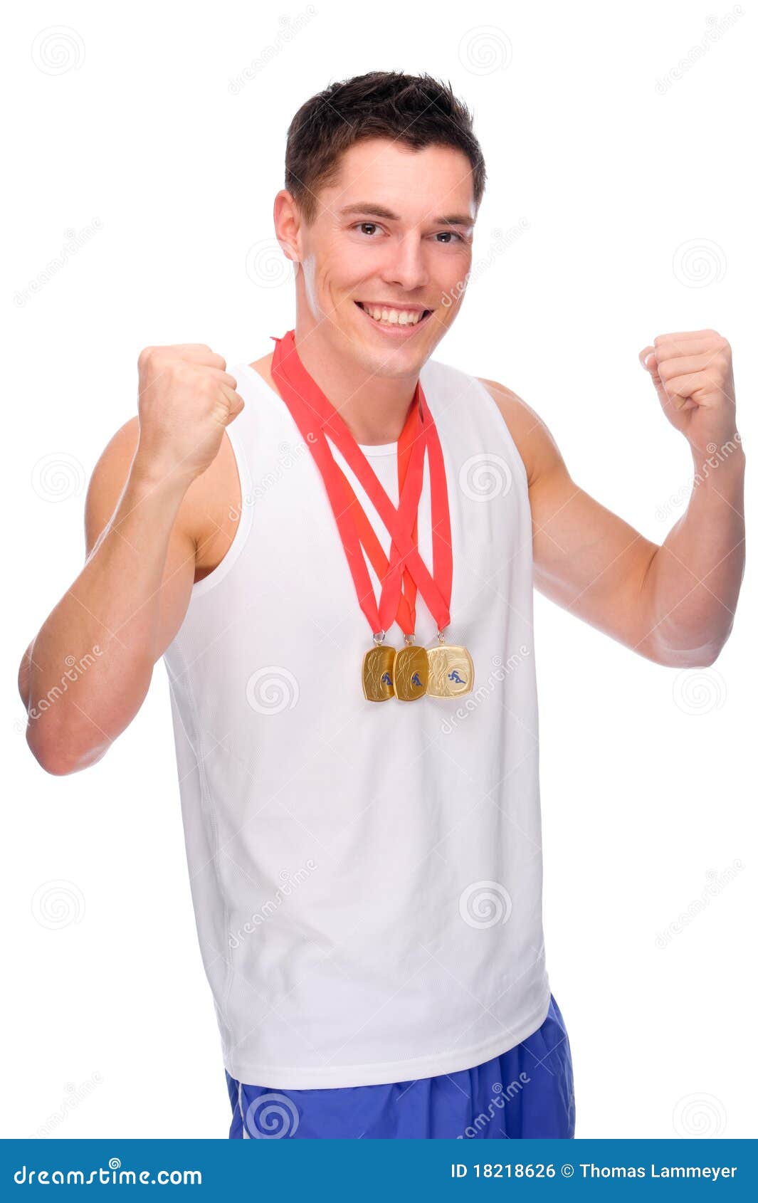 Sportsman stock photo. Image of champion, head, athlete - 18218626
