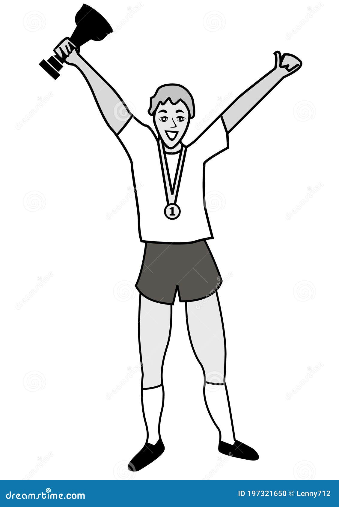 Sportsman Character Plogging In Park Landing Page Template. Running Man ...