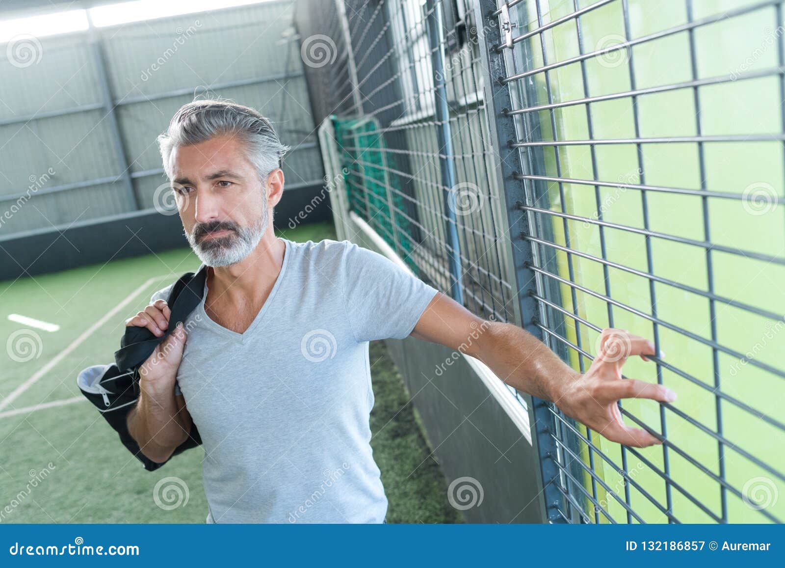 Sportsman Disappointed after Match Stock Image - Image of sportsman ...