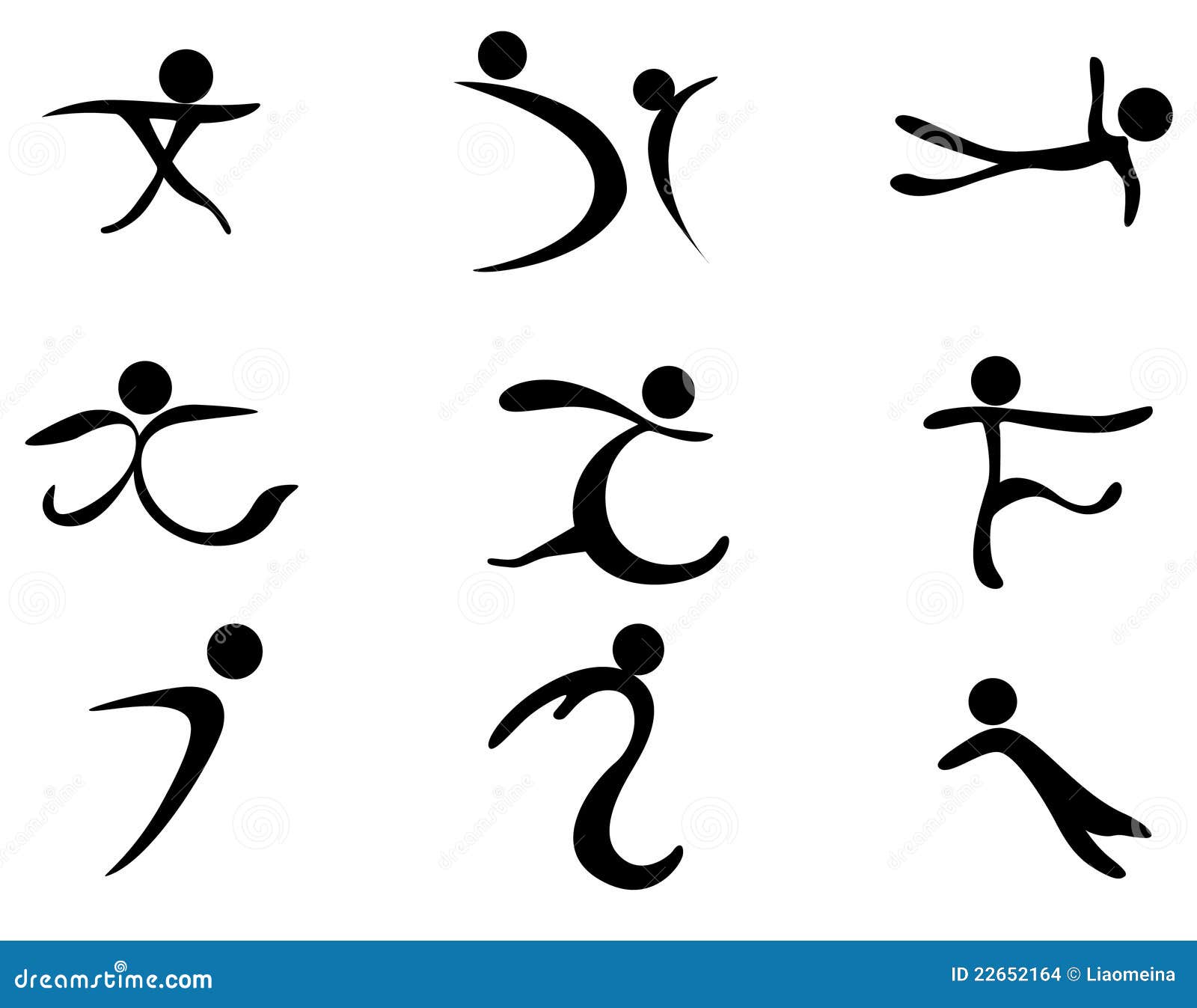 Sportsman icons stock vector. Illustration of isolated - 22652164