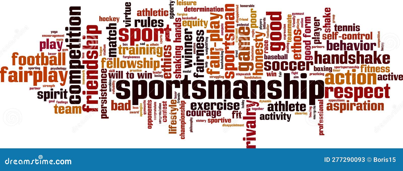 Good Sportsmanship Word Cloud. Royalty-Free Stock Photography ...