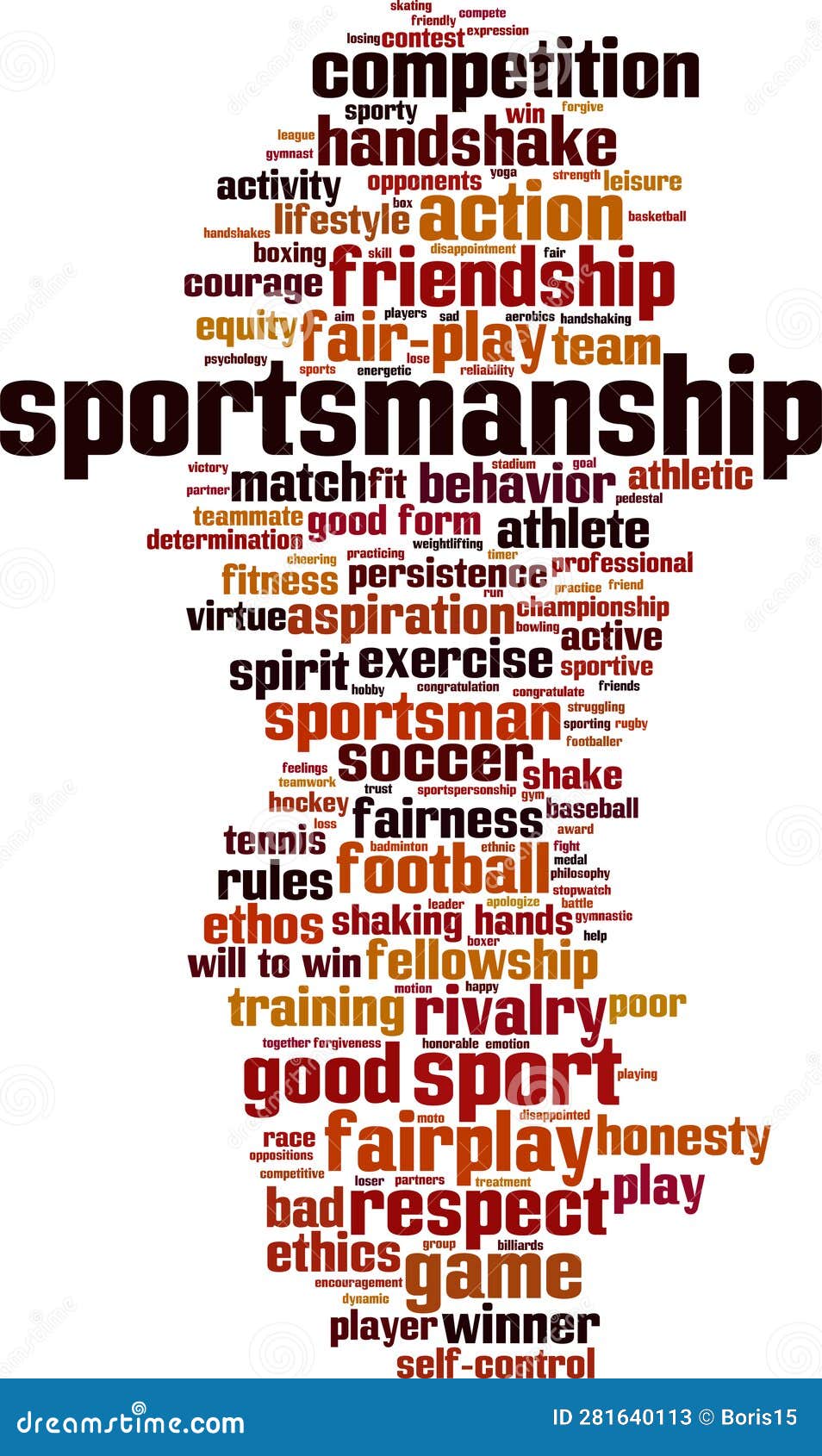 Good Sportsmanship Word Cloud. Royalty-Free Stock Photography ...