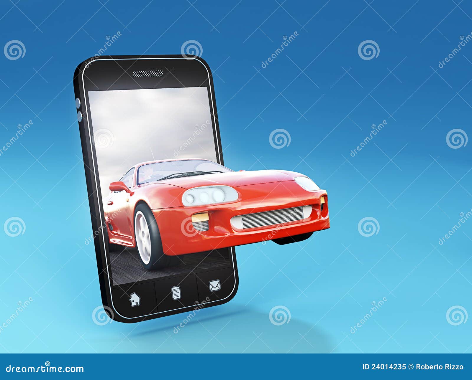 Sportsphone stock illustration. Illustration of screen - 24014235