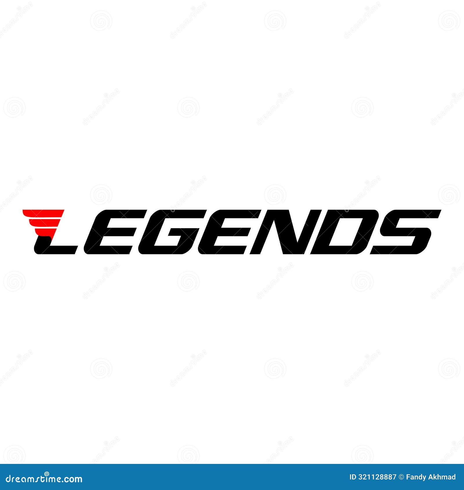 Sporty Lettering Emblem Legend Logo Vector Typography Concept Design ...