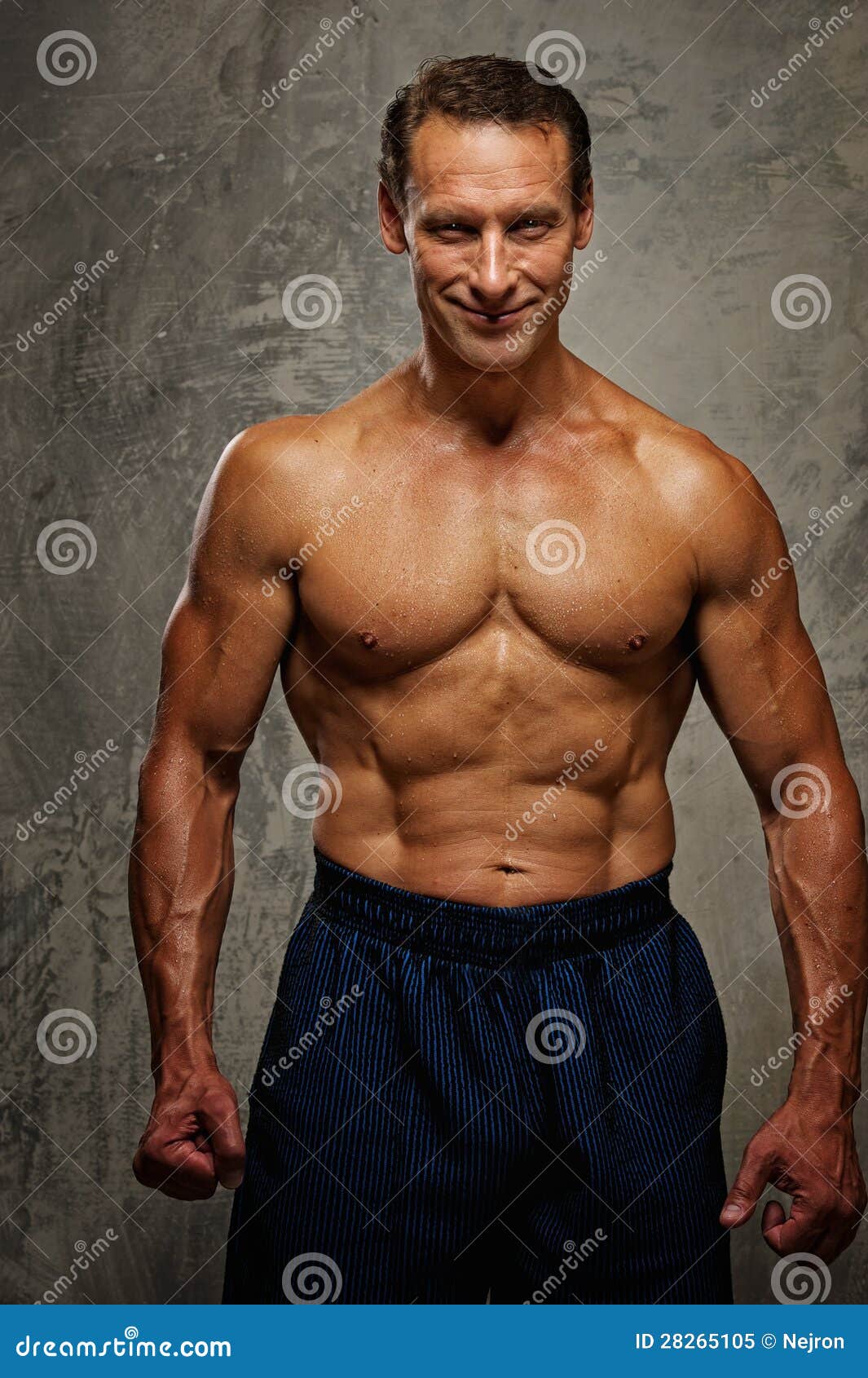 Sporty Man with Perfect Body Stock Image - Image of people, bodybuilder ...