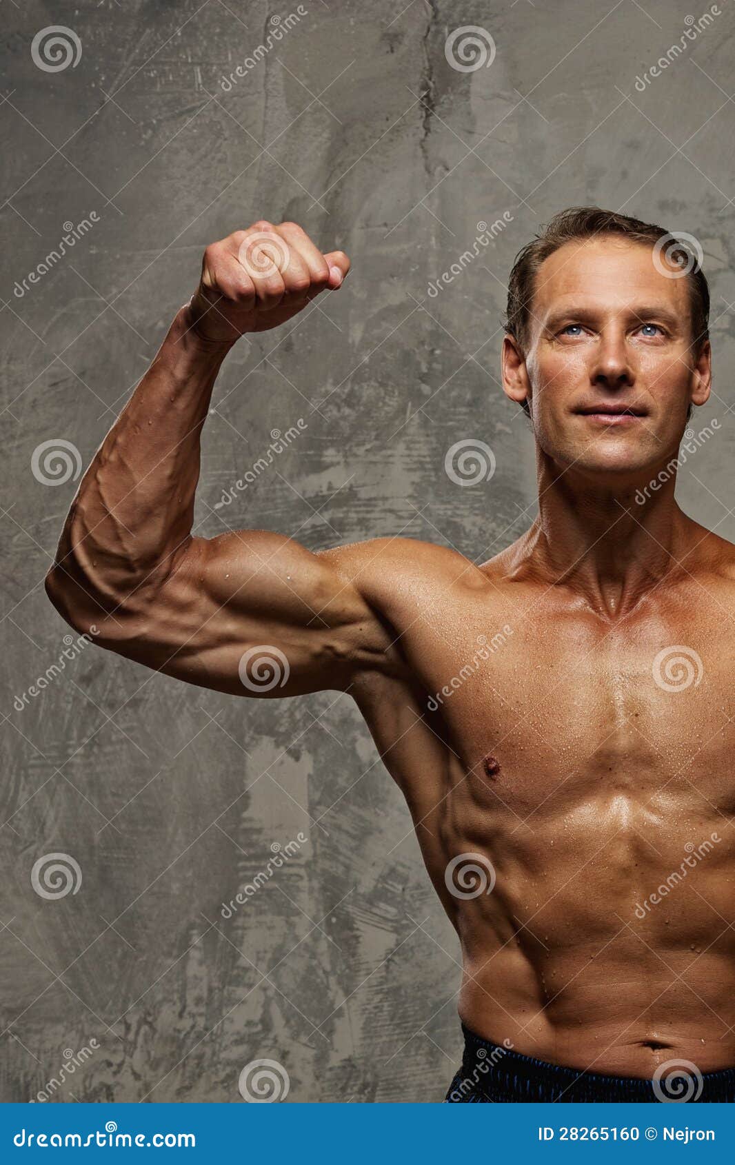 Sporty Man with Perfect Body Stock Photo - Image of male, action: 28265160