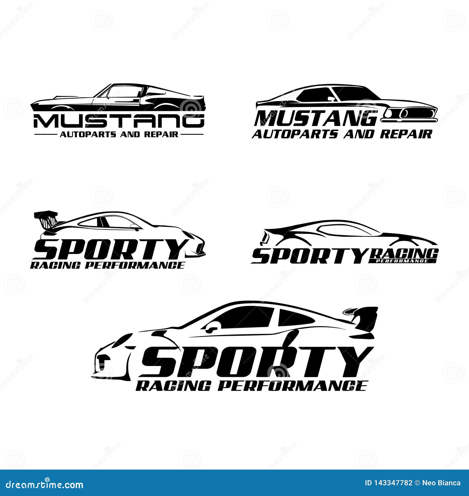 Sporty Racing Performance Logo Vector Stock Vector - Illustration of ...