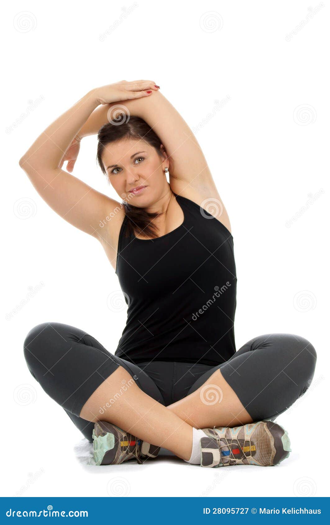 Sporty woman stock image. Image of diet, attractive, female - 28095727