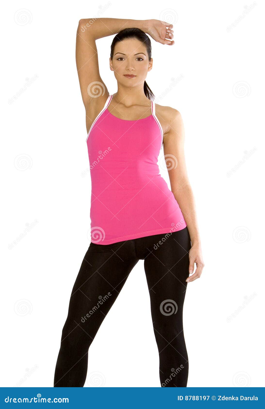 Sporty woman stock image. Image of human, friendly, pretty - 8788197