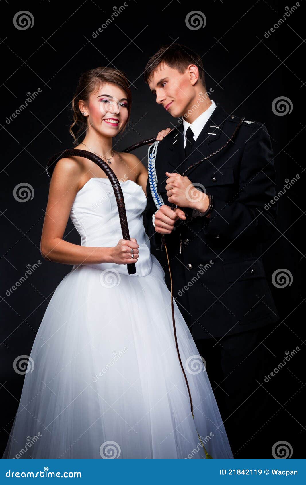 Sposato appena immagine stock. Immagine di impressionabile - 21842119
