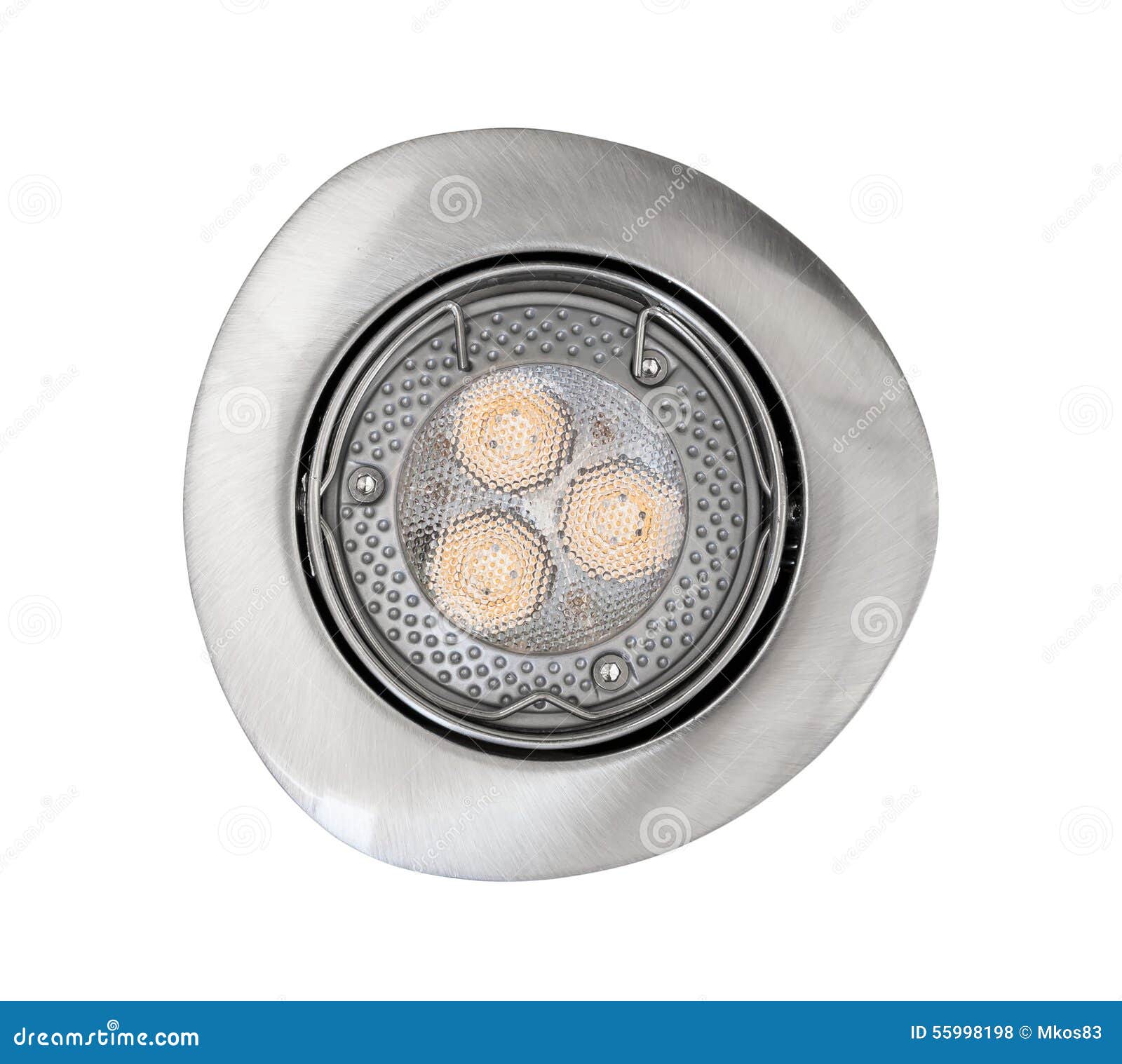 Spot Ceiling Led Light on White Background Stock Photo - Image of ...