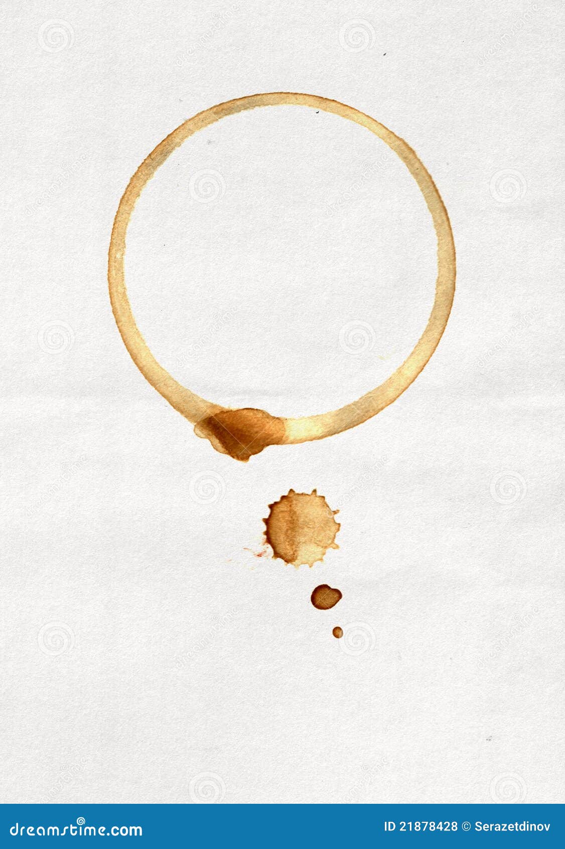 Spot from a cup of coffee stock photo. Image of empty - 21878428