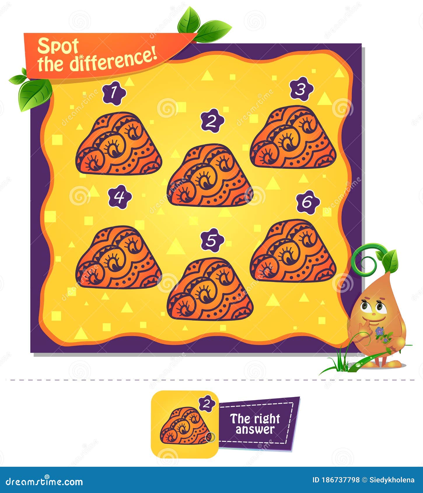 3 Spot the difference test stock illustration. Illustration of adult ...