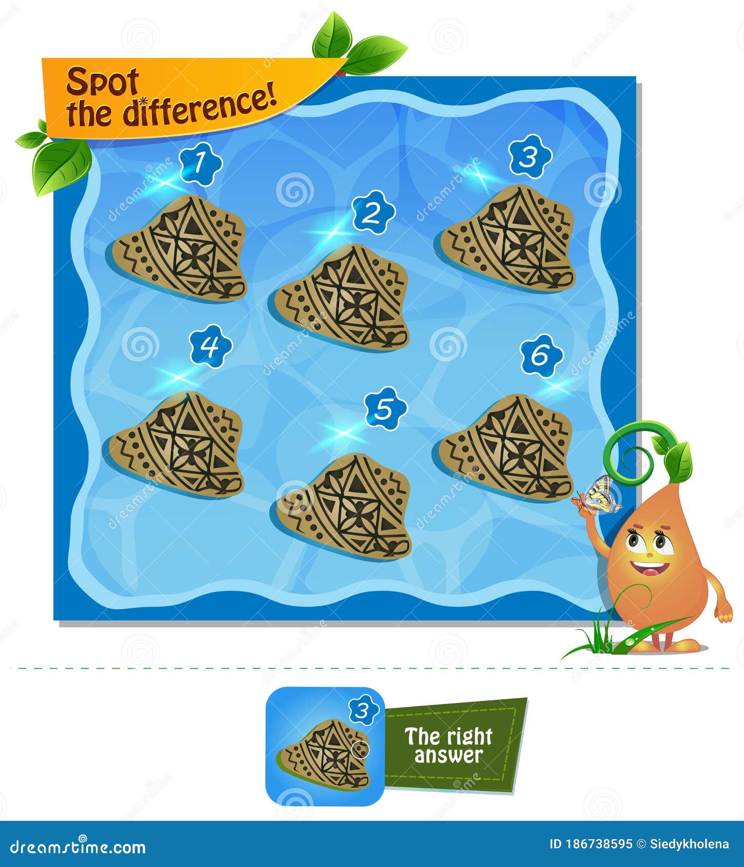 Spot the difference test 2 stock illustration. Illustration of puzzle ...