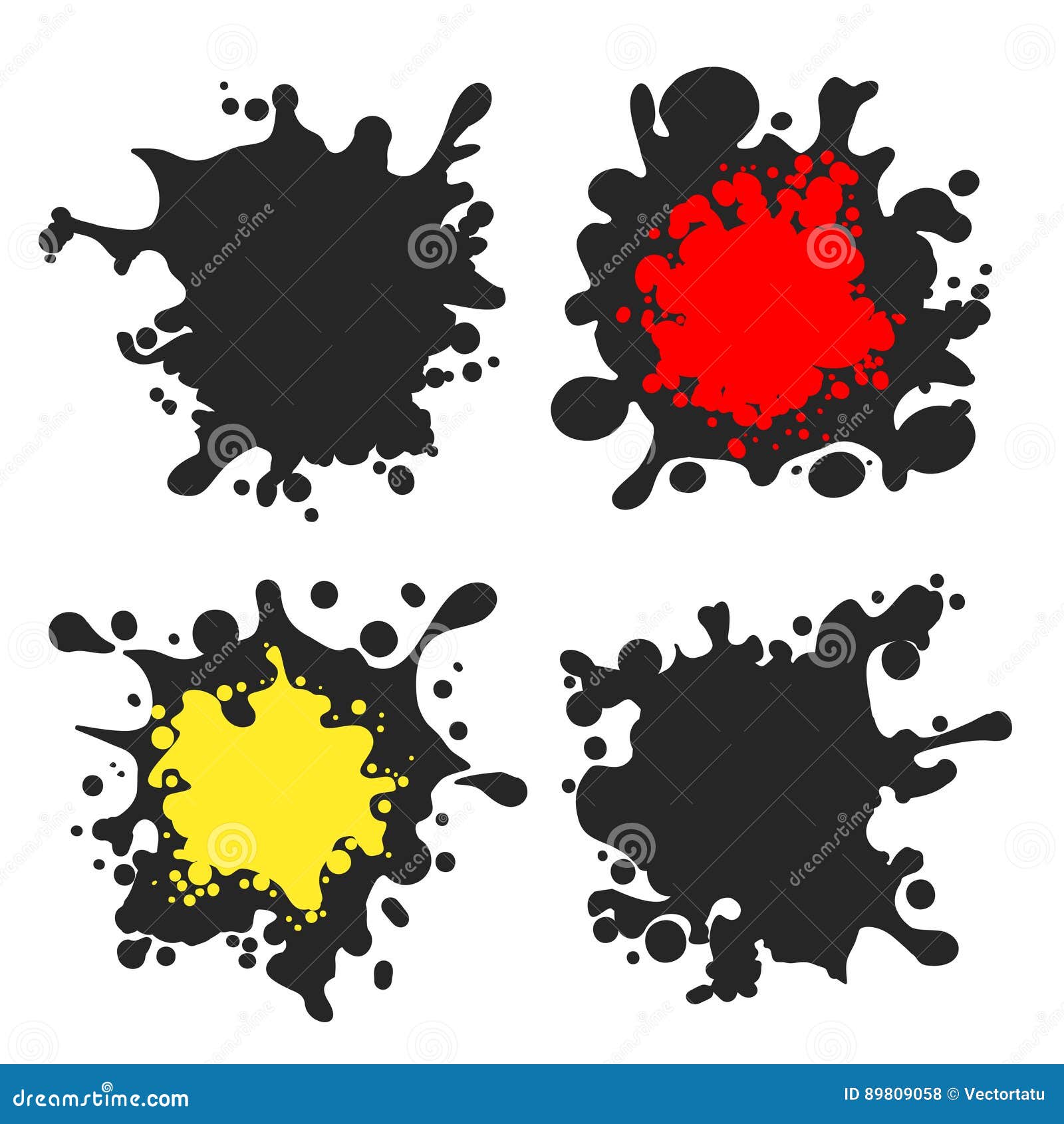 Spot labels vector set stock vector. Illustration of creativity - 89809058