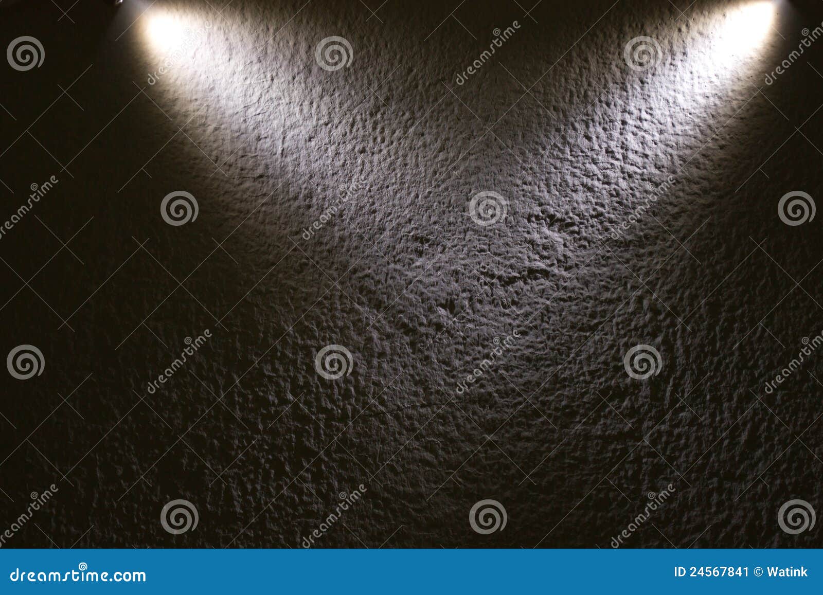 Flashlight Beam On Wall