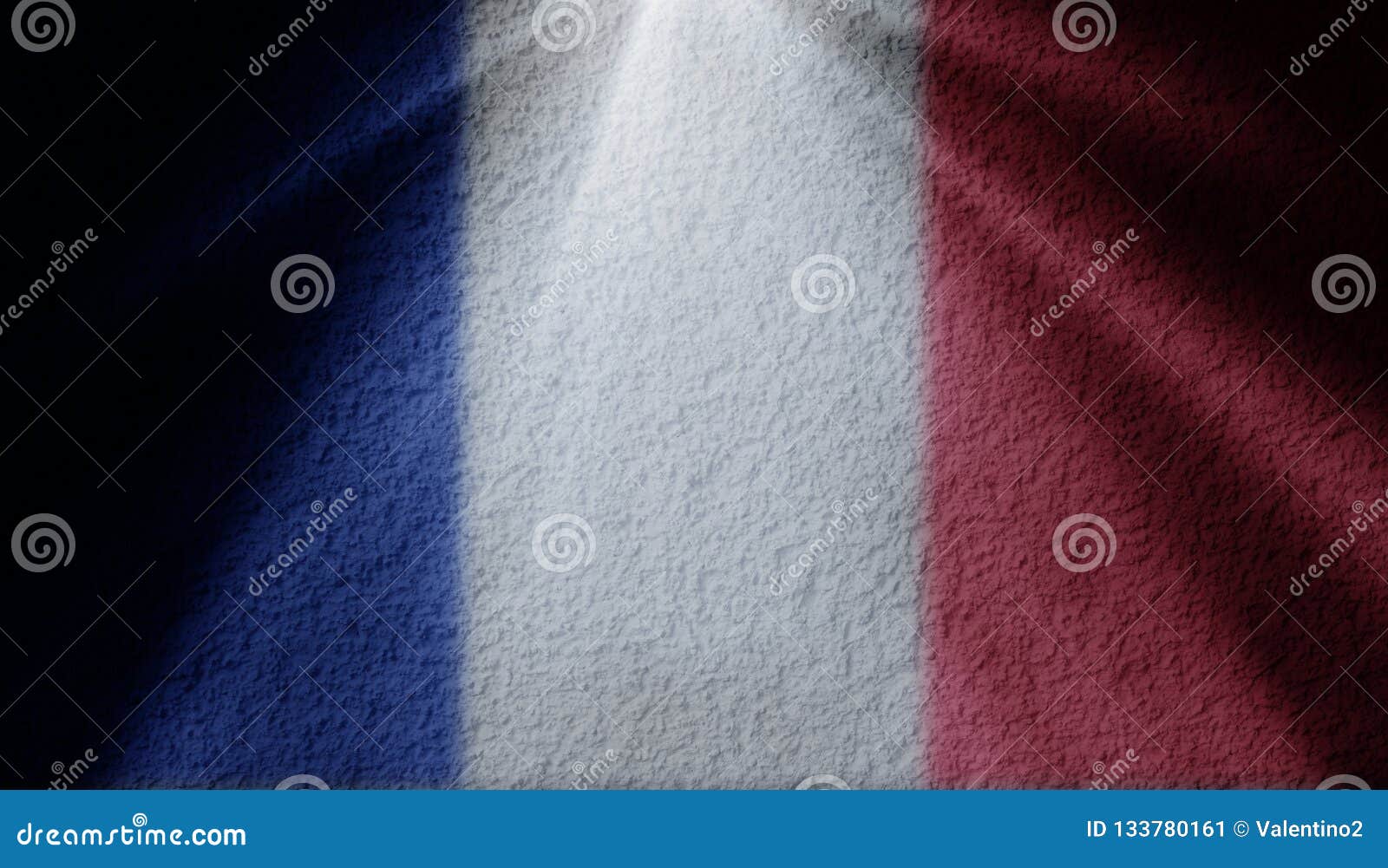 Spot Light with French Flag Stock Image - Image of backdrop, spot ...