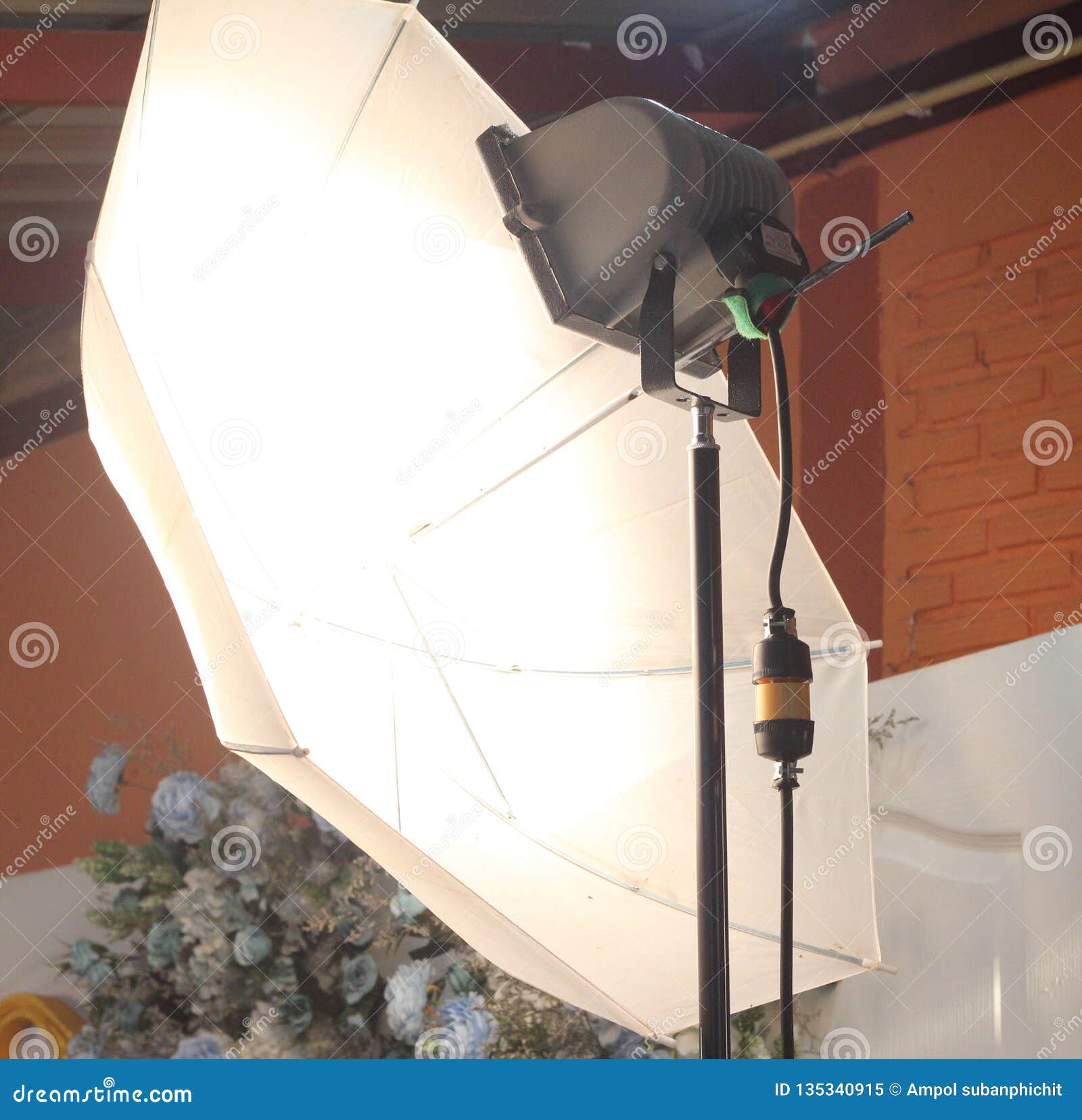 Spot lighting studio photo stock image. Image of flashlight - 135340915