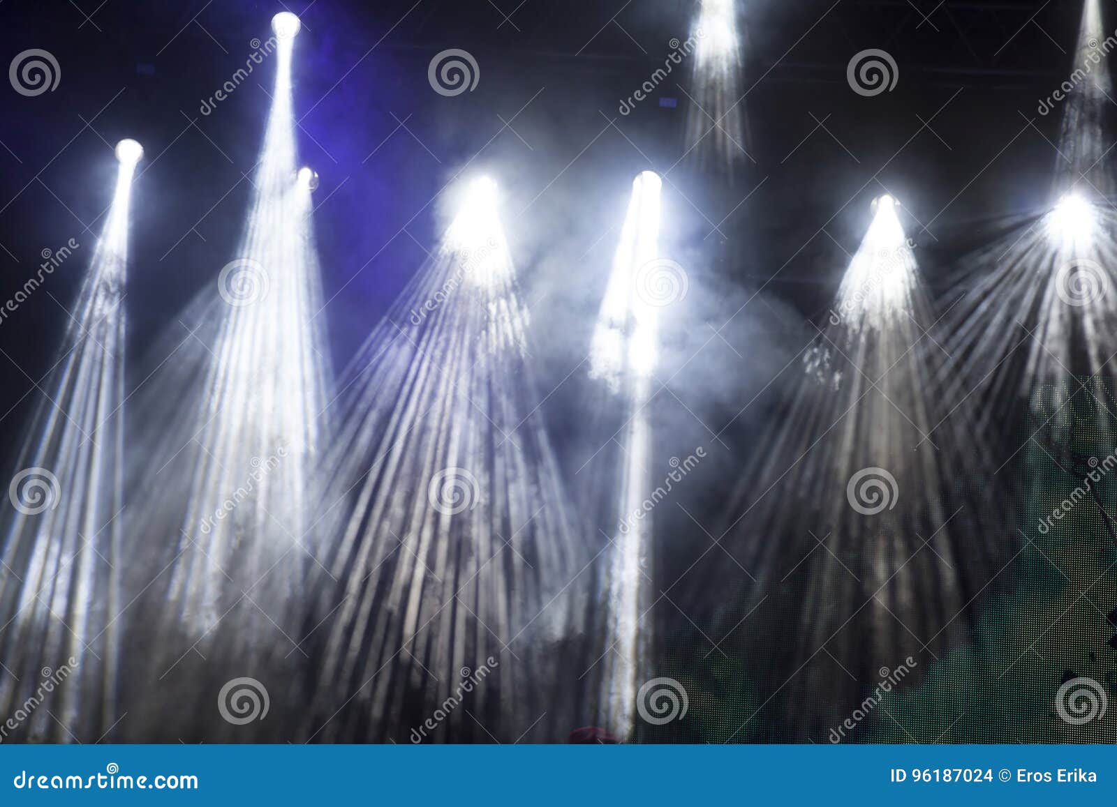 Spot Stage Lights at Concert Stock Photo - Image of dark, lights: 96187024