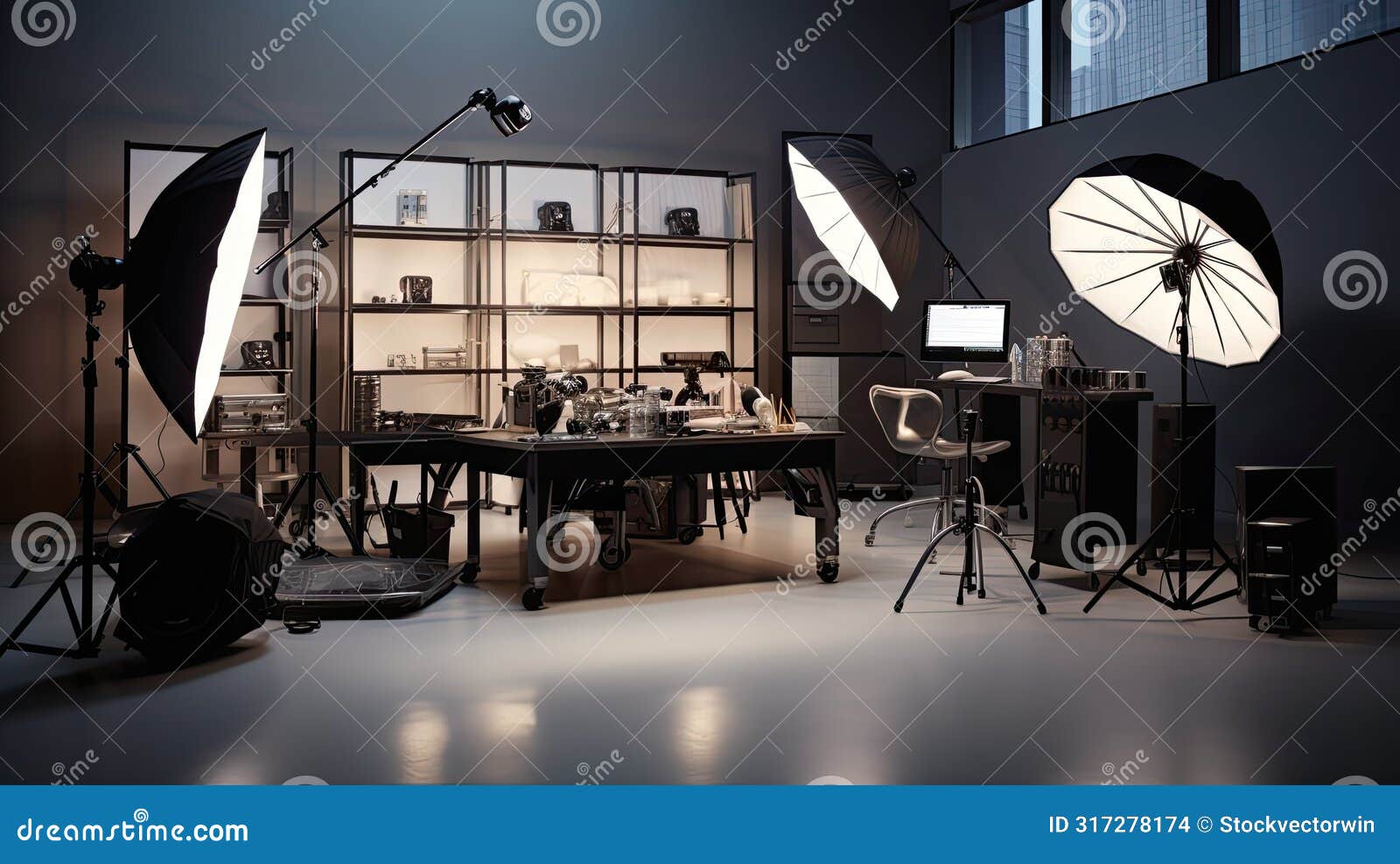 Spot studio light stock illustration. Illustration of technique - 317278174