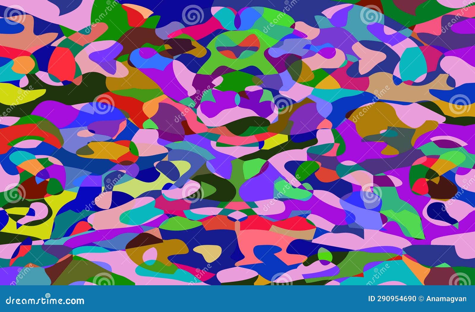 Vector. Abstract Background. Various Shaped Colorful Forms with Shades ...