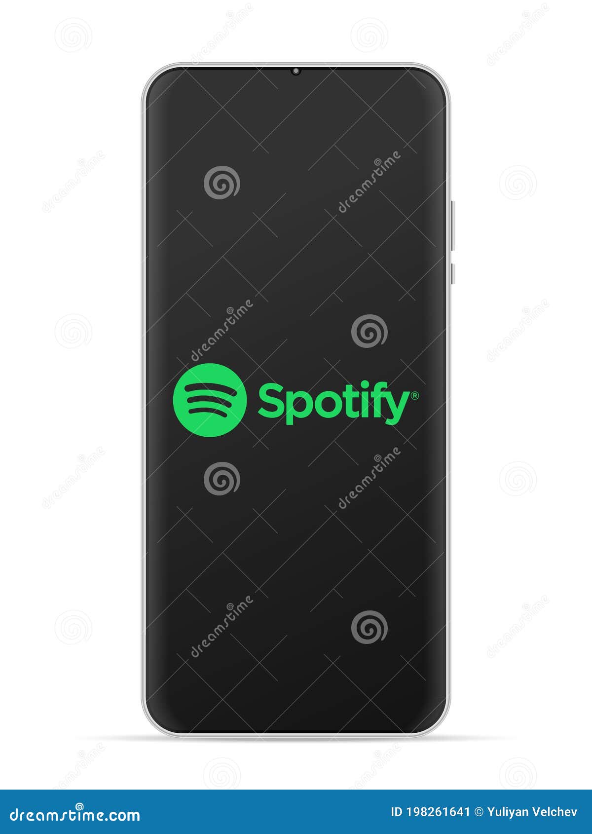 Spotify Logo Icon On Smartphone Screen Editorial Photo - Illustration ...