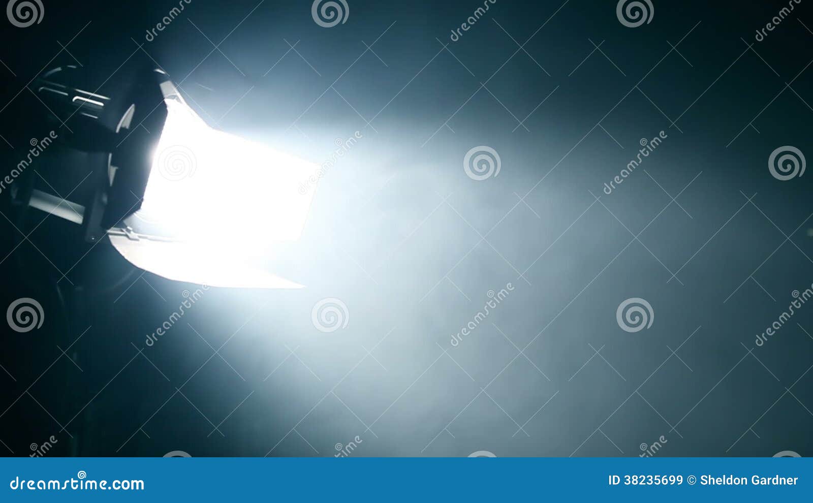 Spotlight beam smoke stock footage. Video of film, smoke - 38235699