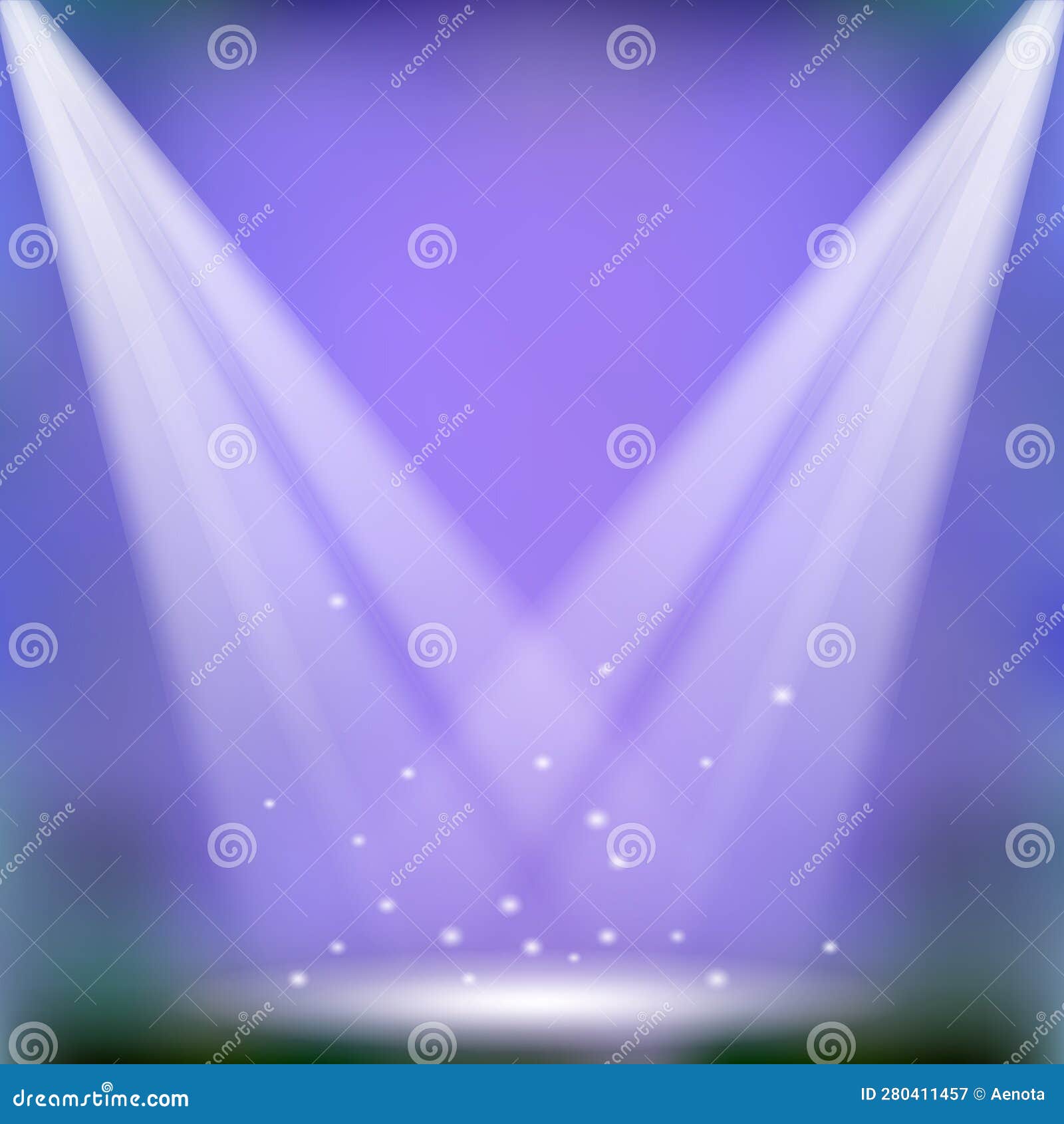 Spotlight Beams - Vector Illustration Stock Vector - Illustration of ...