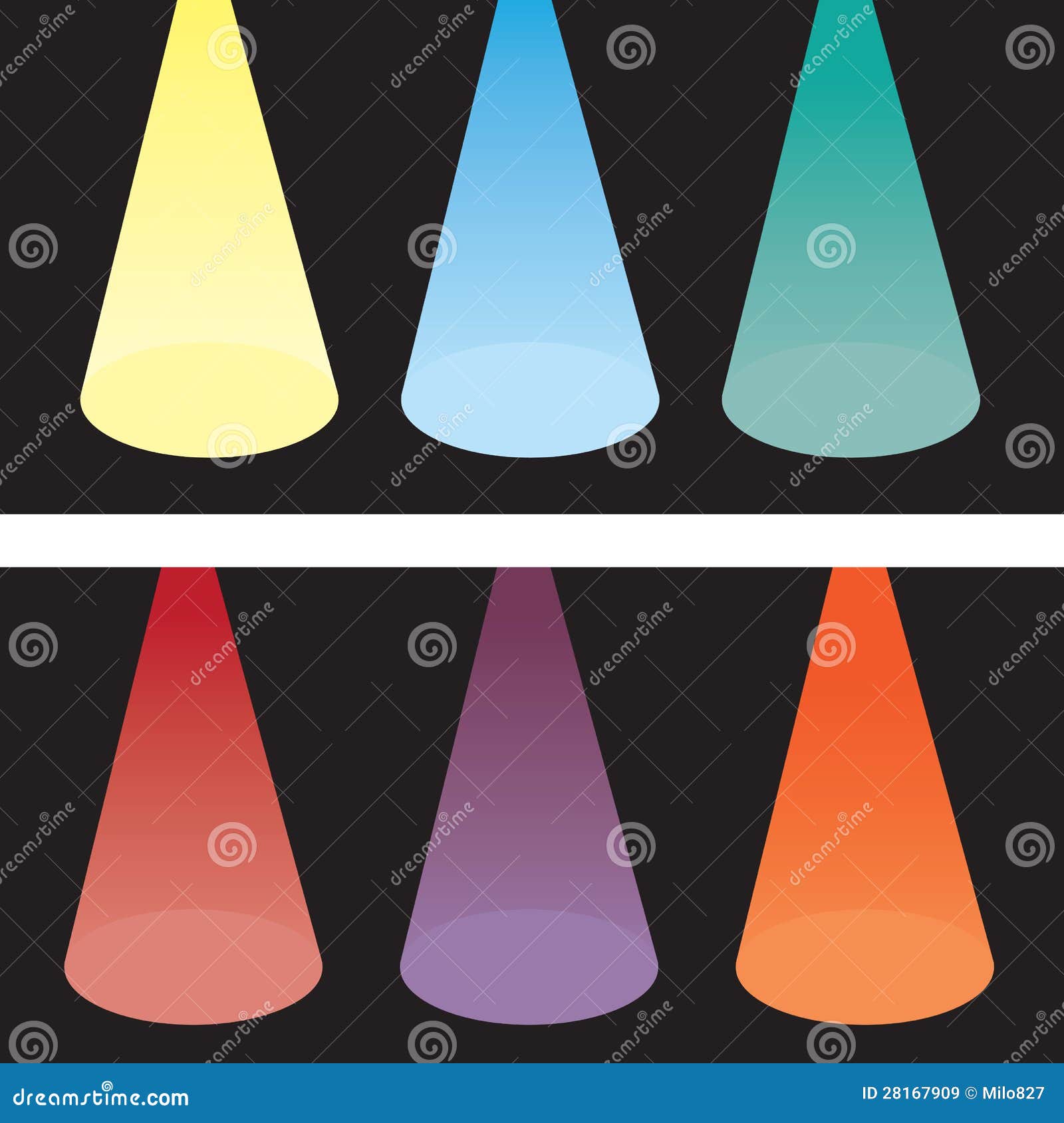 Spotlight Colors stock vector. Illustration of purple - 28167909