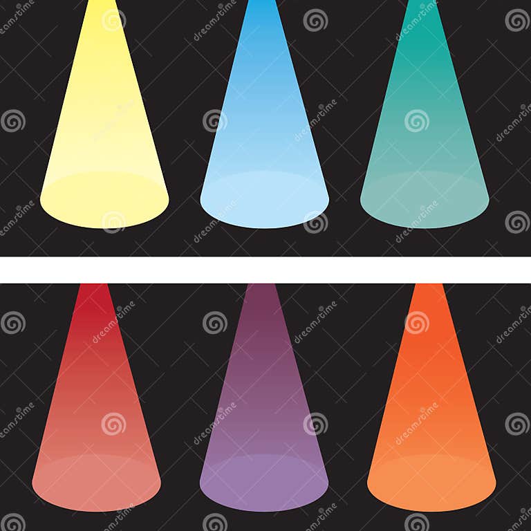 Spotlight Colors stock vector. Illustration of purple - 28167909