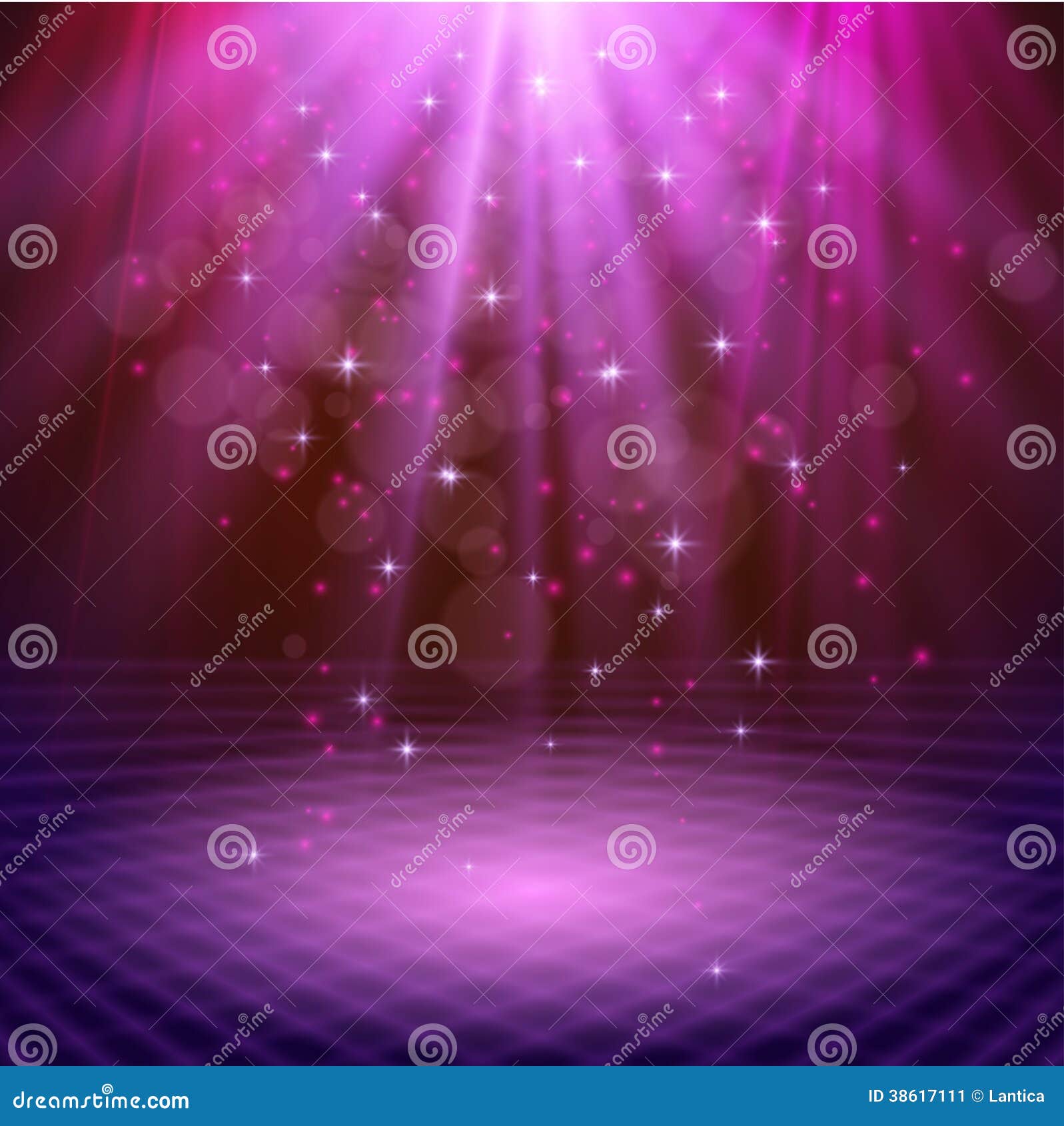 Pink Spotlight Background