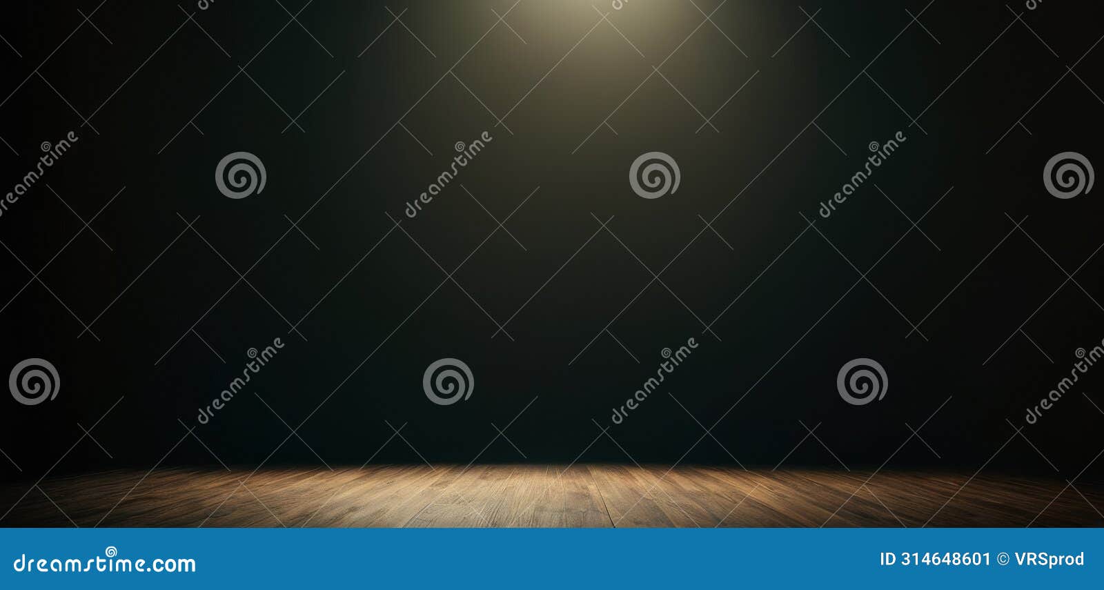 Spotlight on Empty Stage Floor Stock Image - Image of interior ...