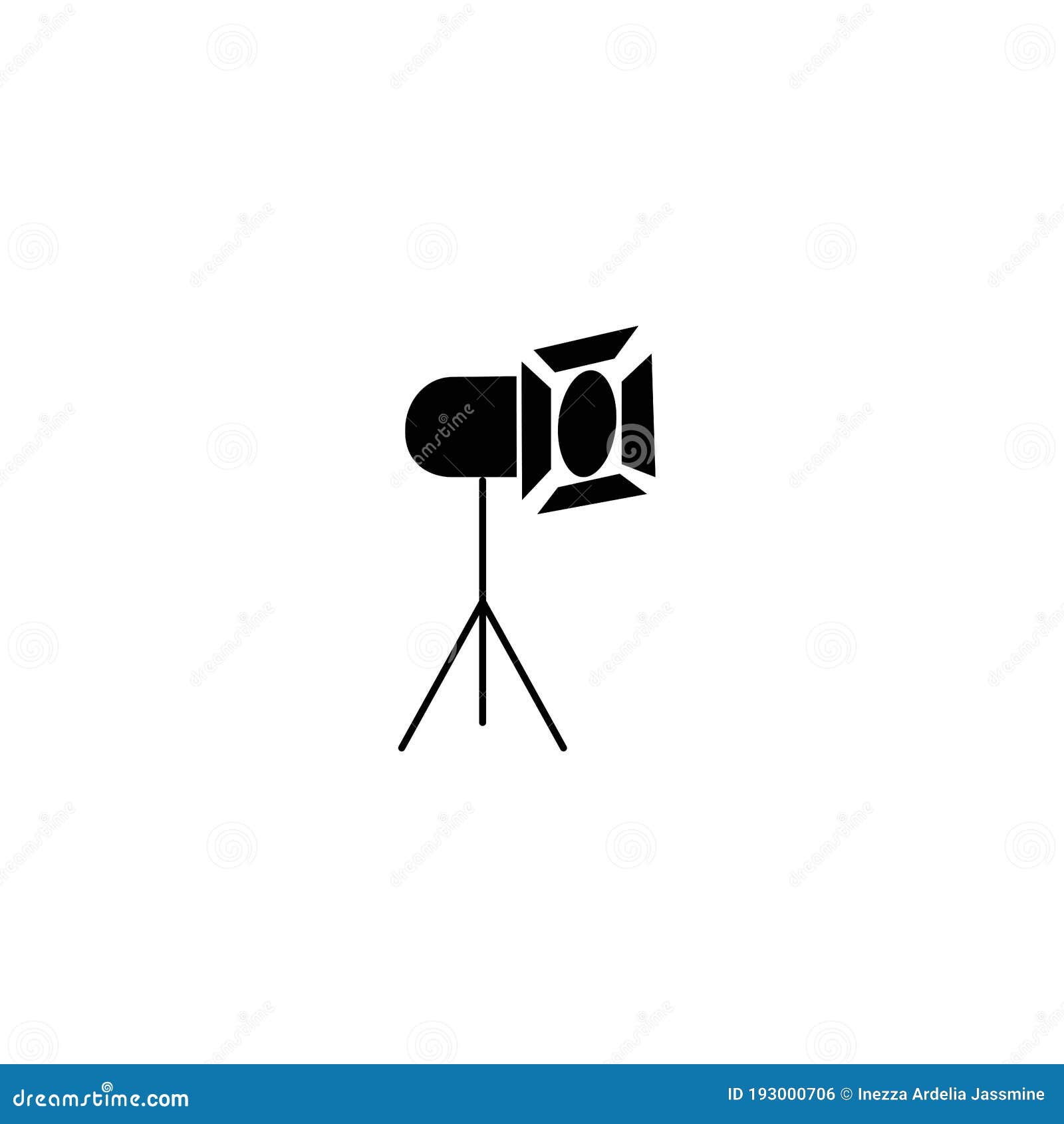 Spotlight Icon, Symbol Design Template Stock Vector - Illustration of ...