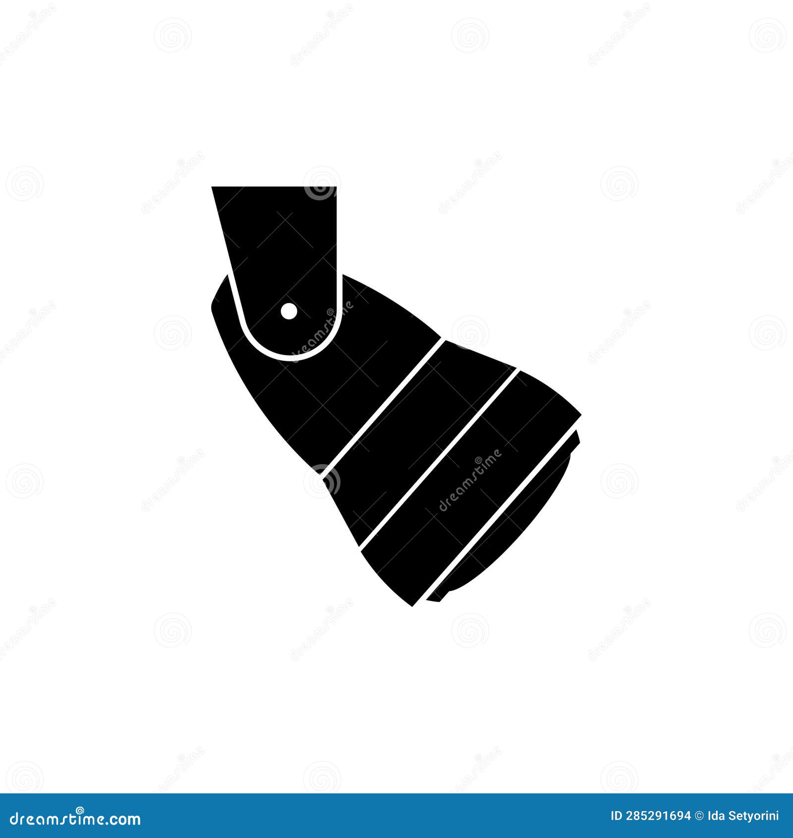 Spotlight icon vector stock illustration. Illustration of stage - 285291694