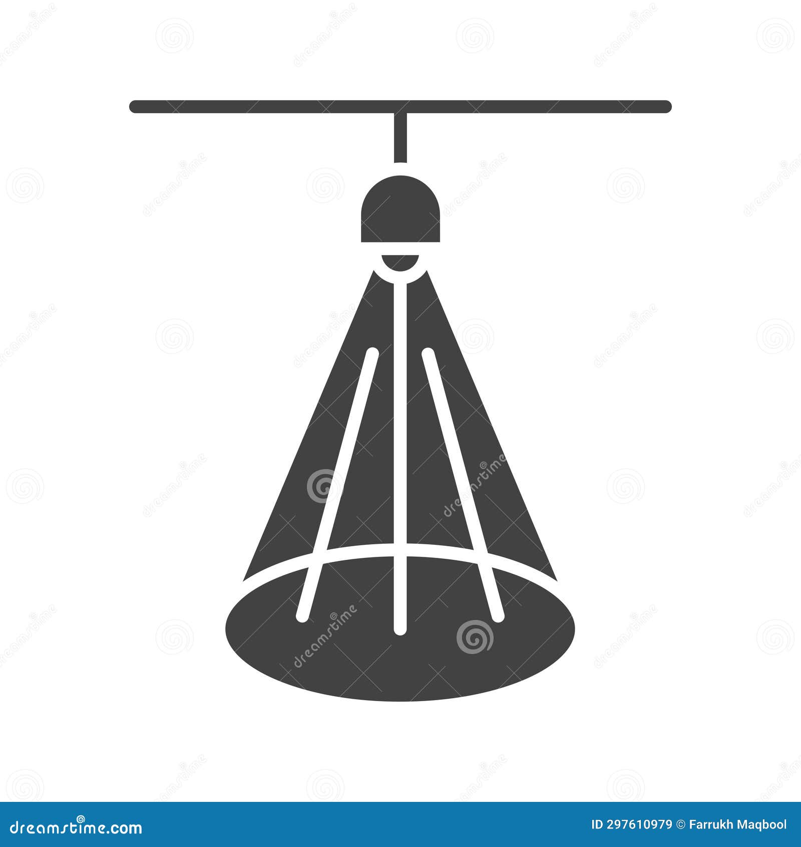 Spotlight Icon Vector Image. Stock Illustration - Illustration of stage ...