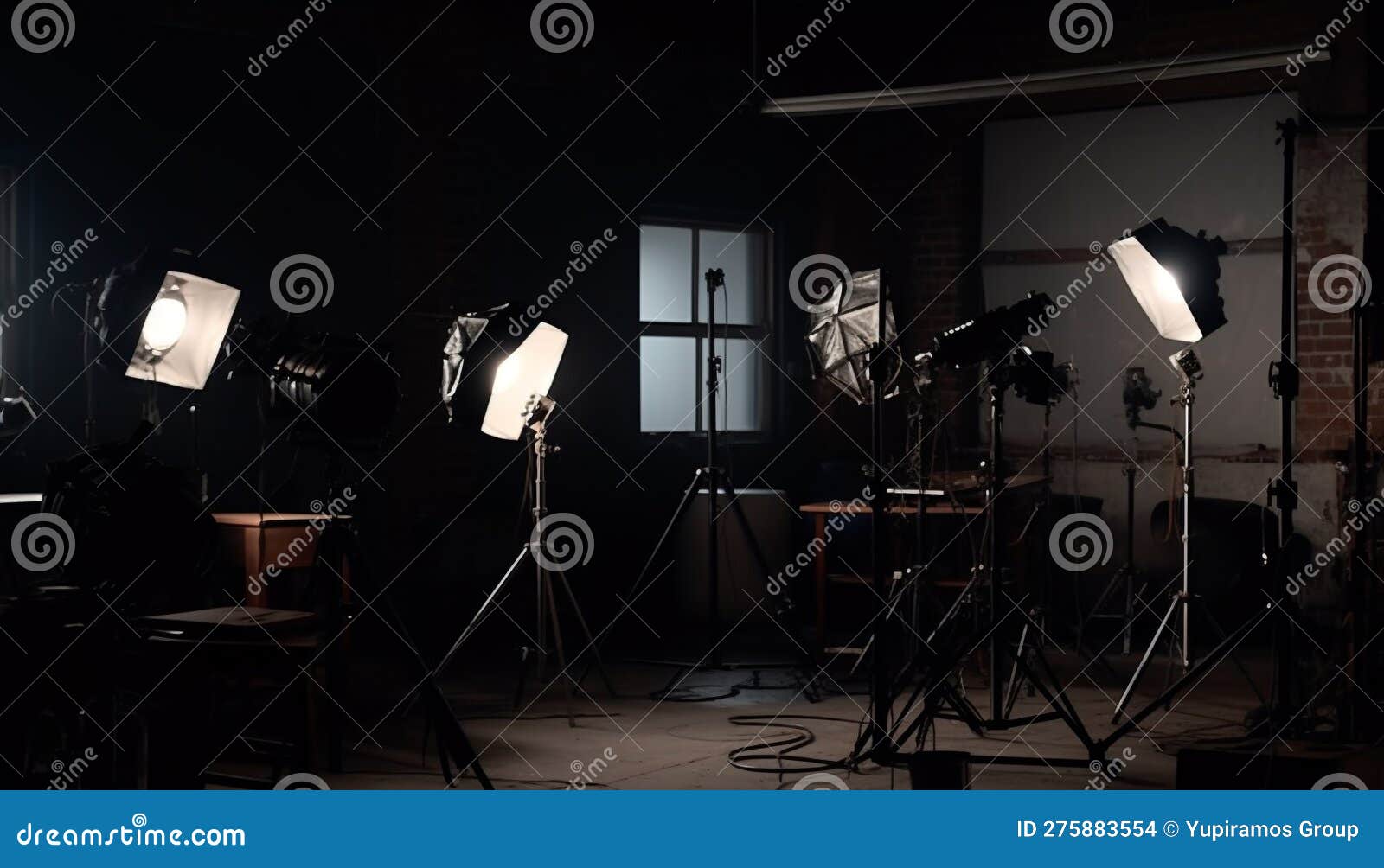 Spotlight Illuminates Stage for Theatrical Performance Generated by AI ...