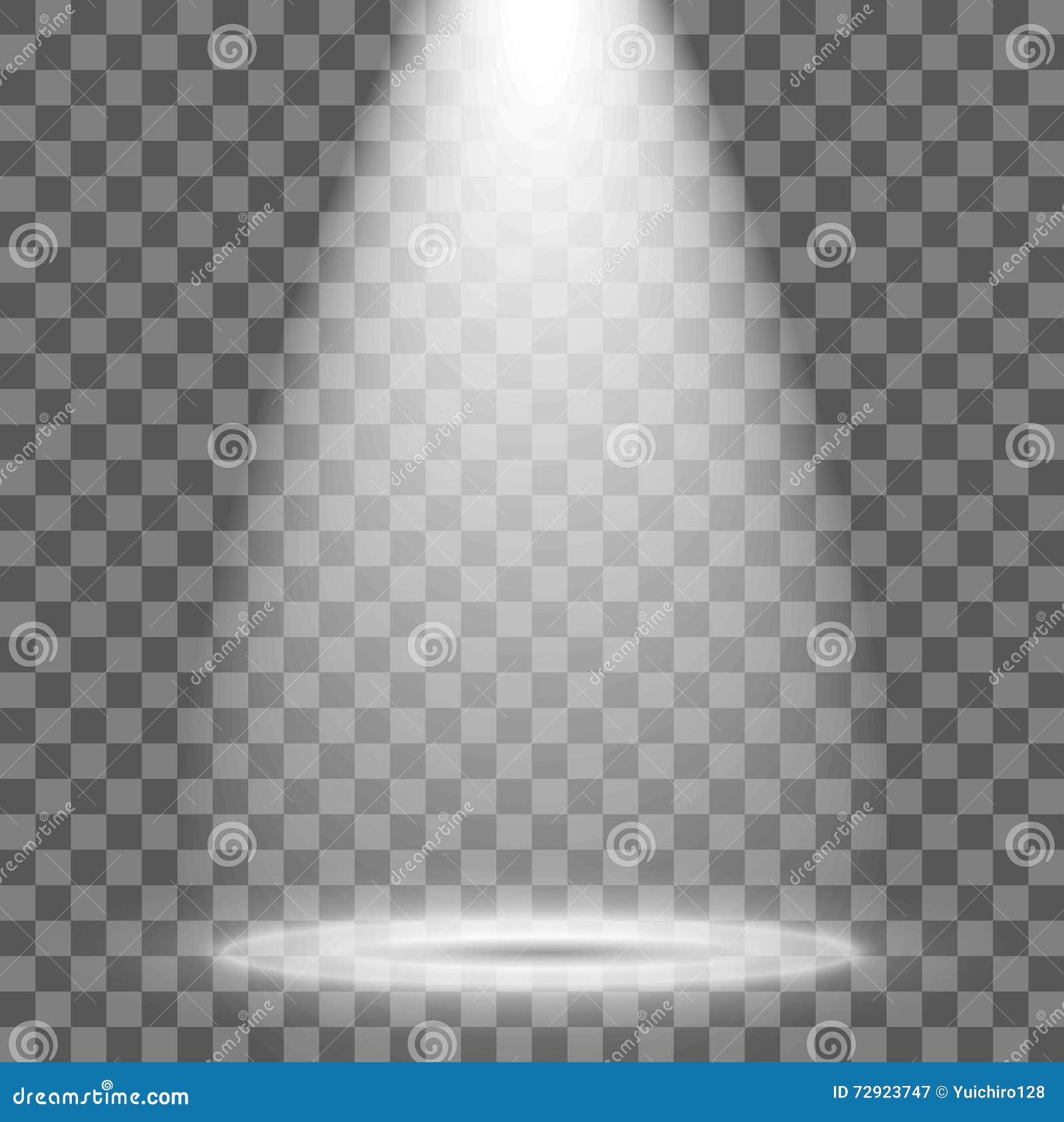 Spotlight stock vector. Illustration of interior, design - 72923747