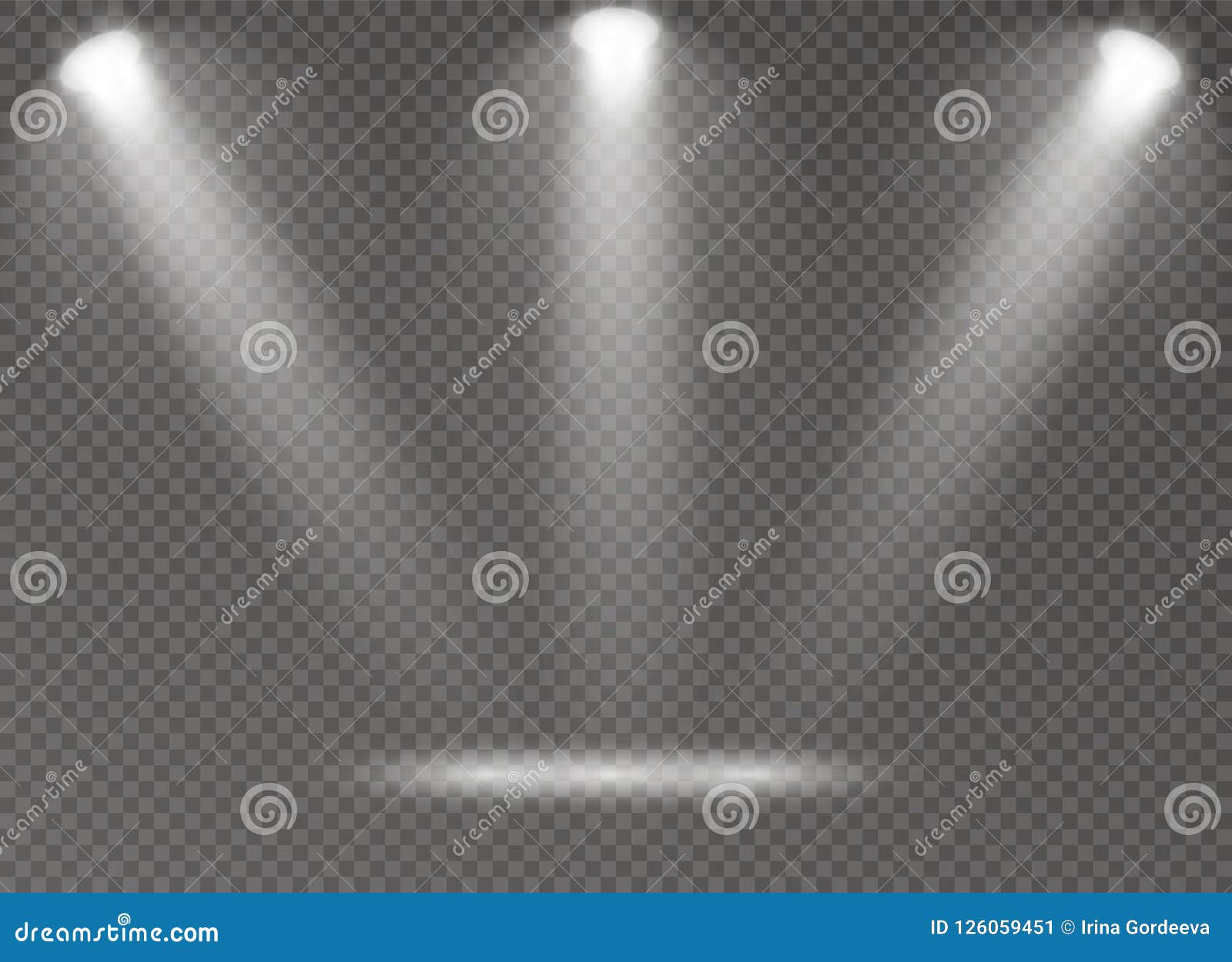 Spotlight light scene stock vector. Illustration of abstract - 126059451