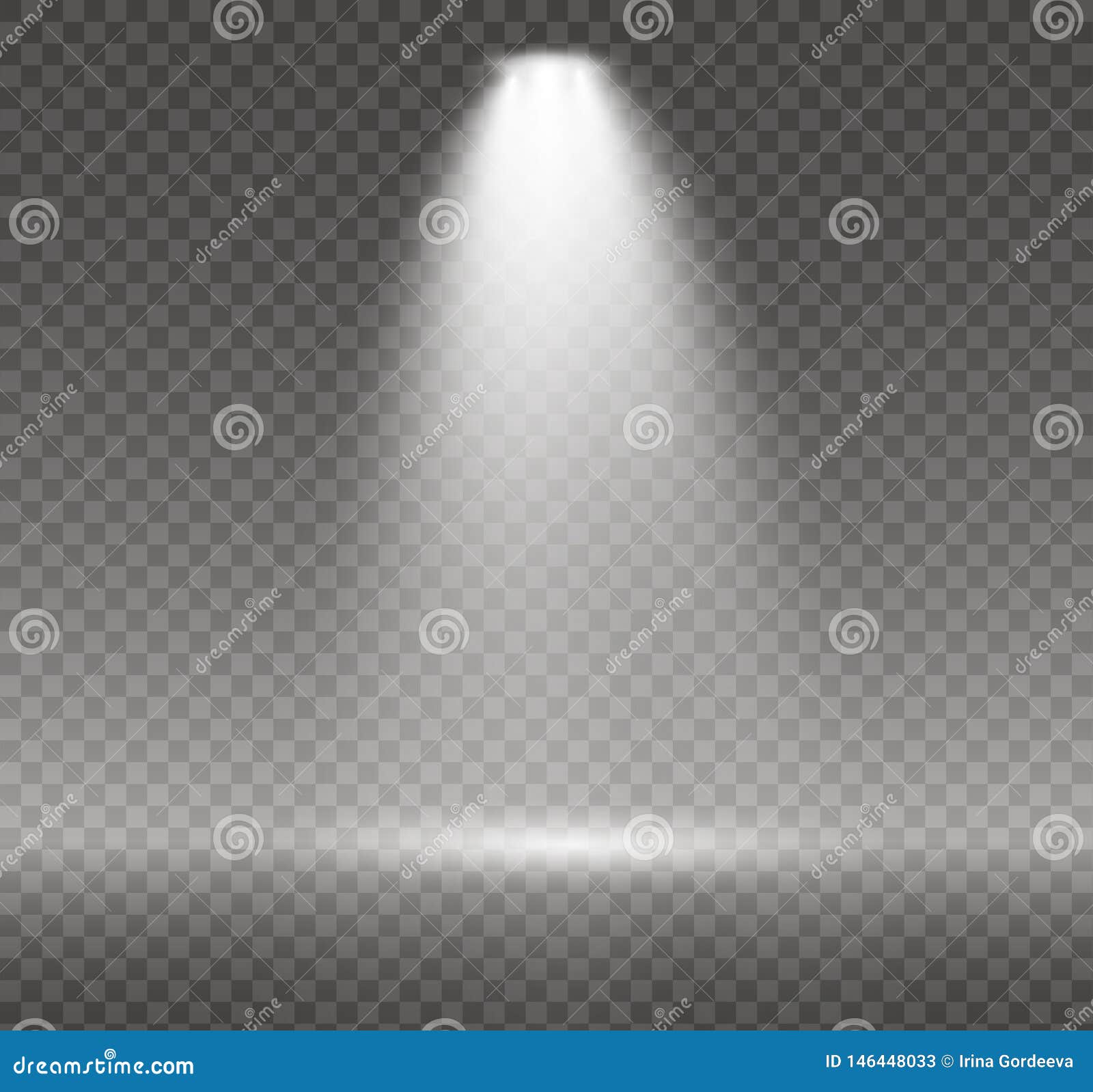 Spotlight light scene stock vector. Illustration of beam - 146448033
