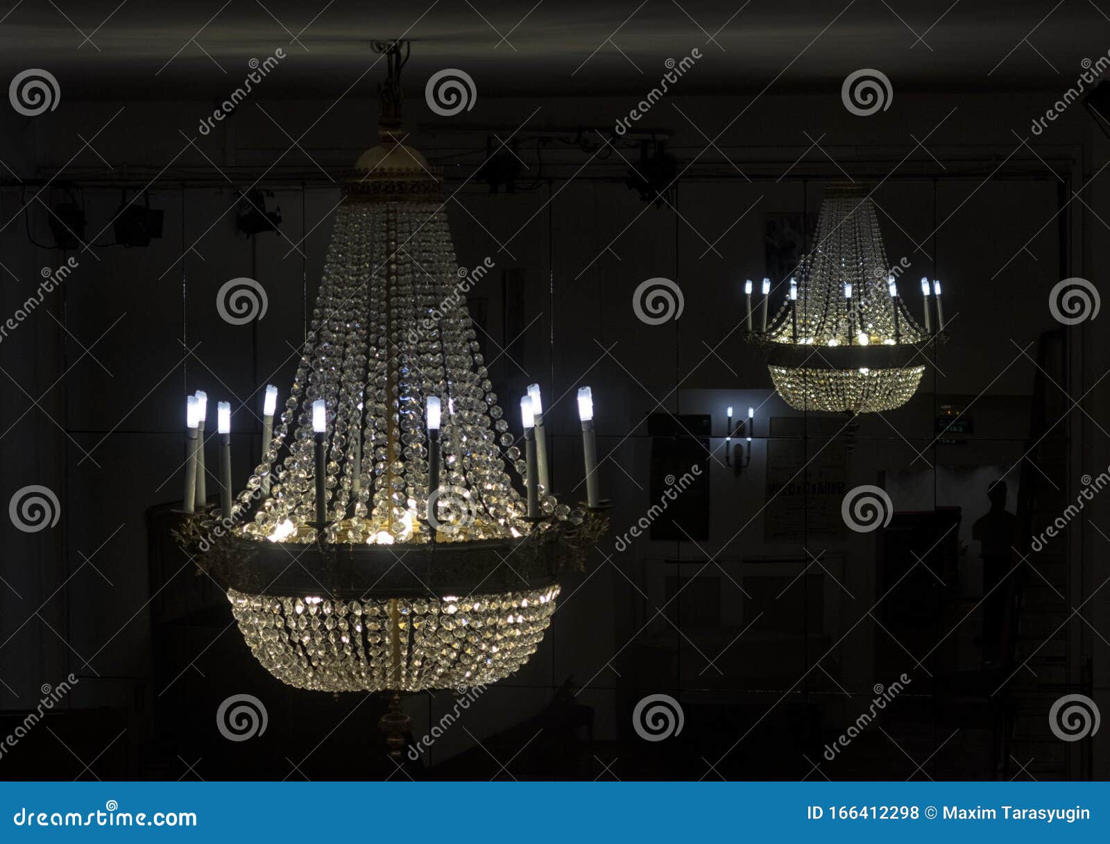 Technical Lights that the Stage at Theater. Stock Photo - Image of ...
