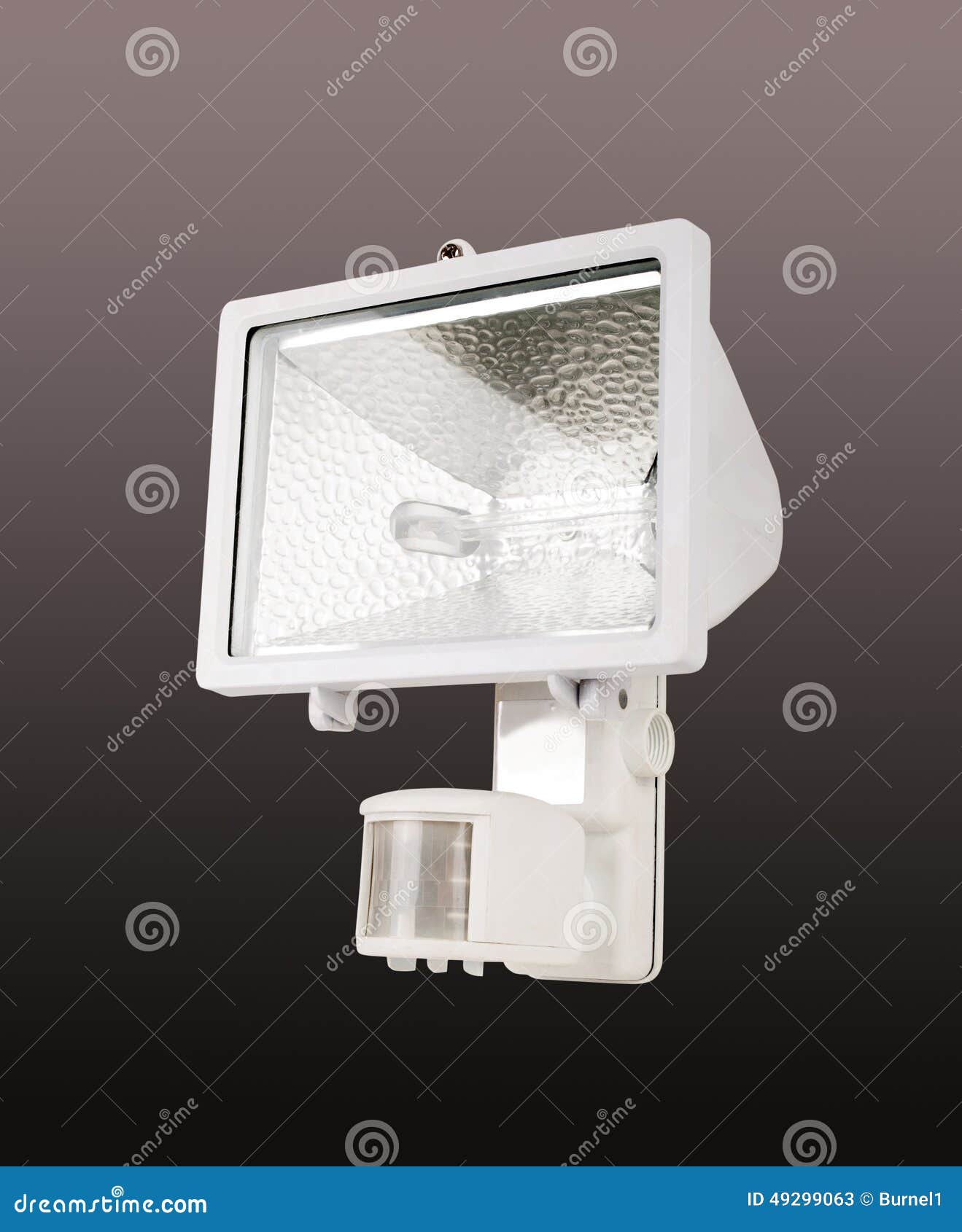 Spotlight with Motion Sensor Stock Image - Image of safety ...