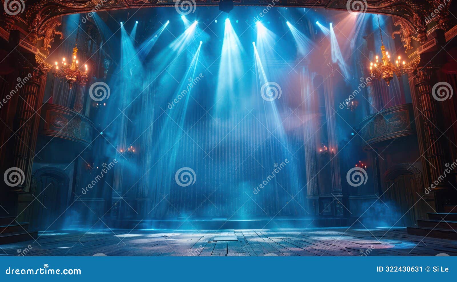 Spotlight on Opera: Classic Stage Decor and Timeless Backdrop with ...