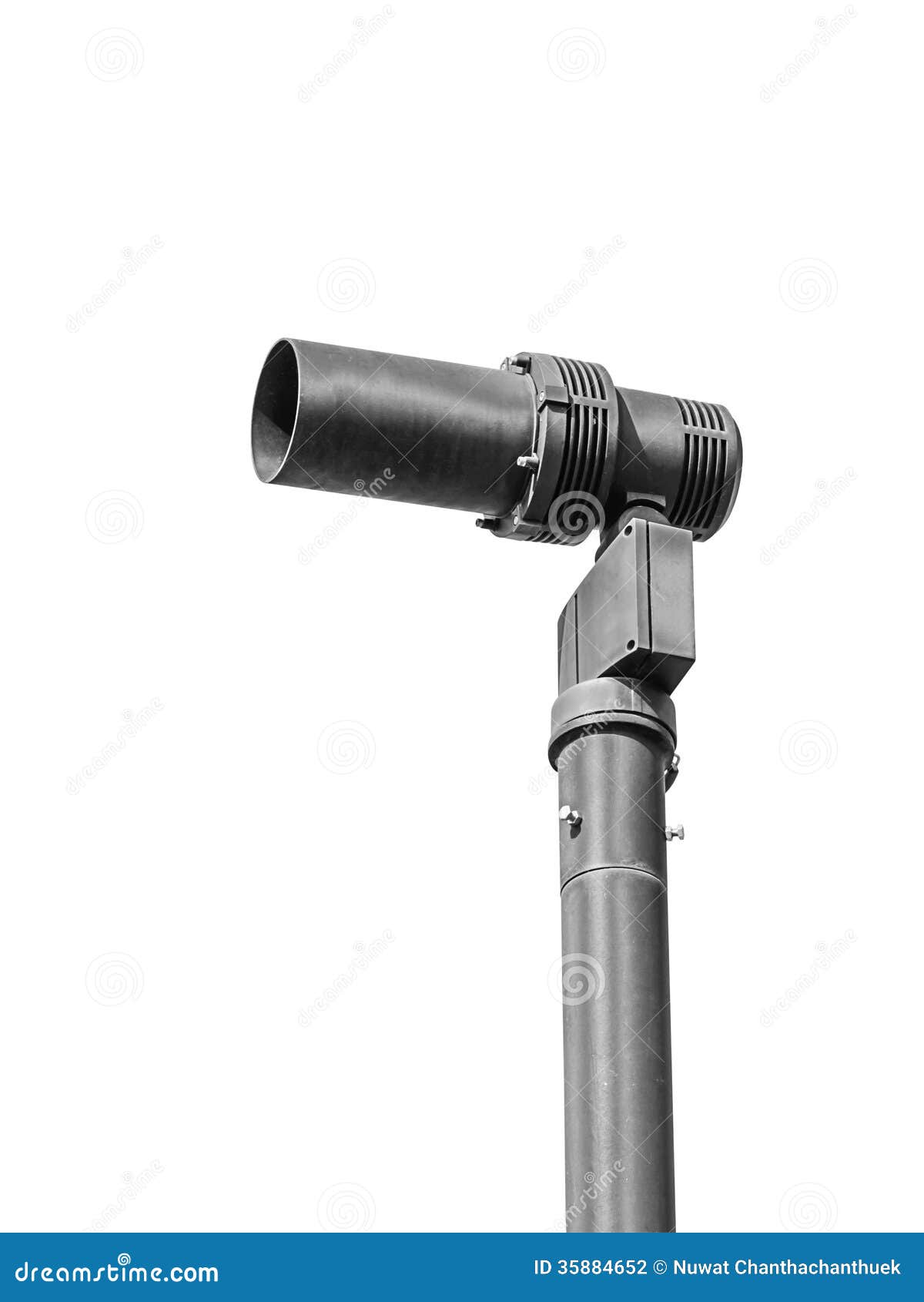 Spotlight pole isolated stock photo. Image of light, outside - 35884652