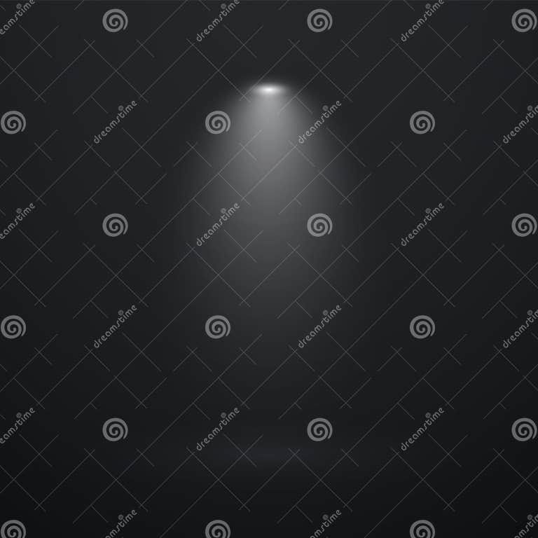 Spotlight Rays. Vector Glowing Light Effect Stock Illustration ...