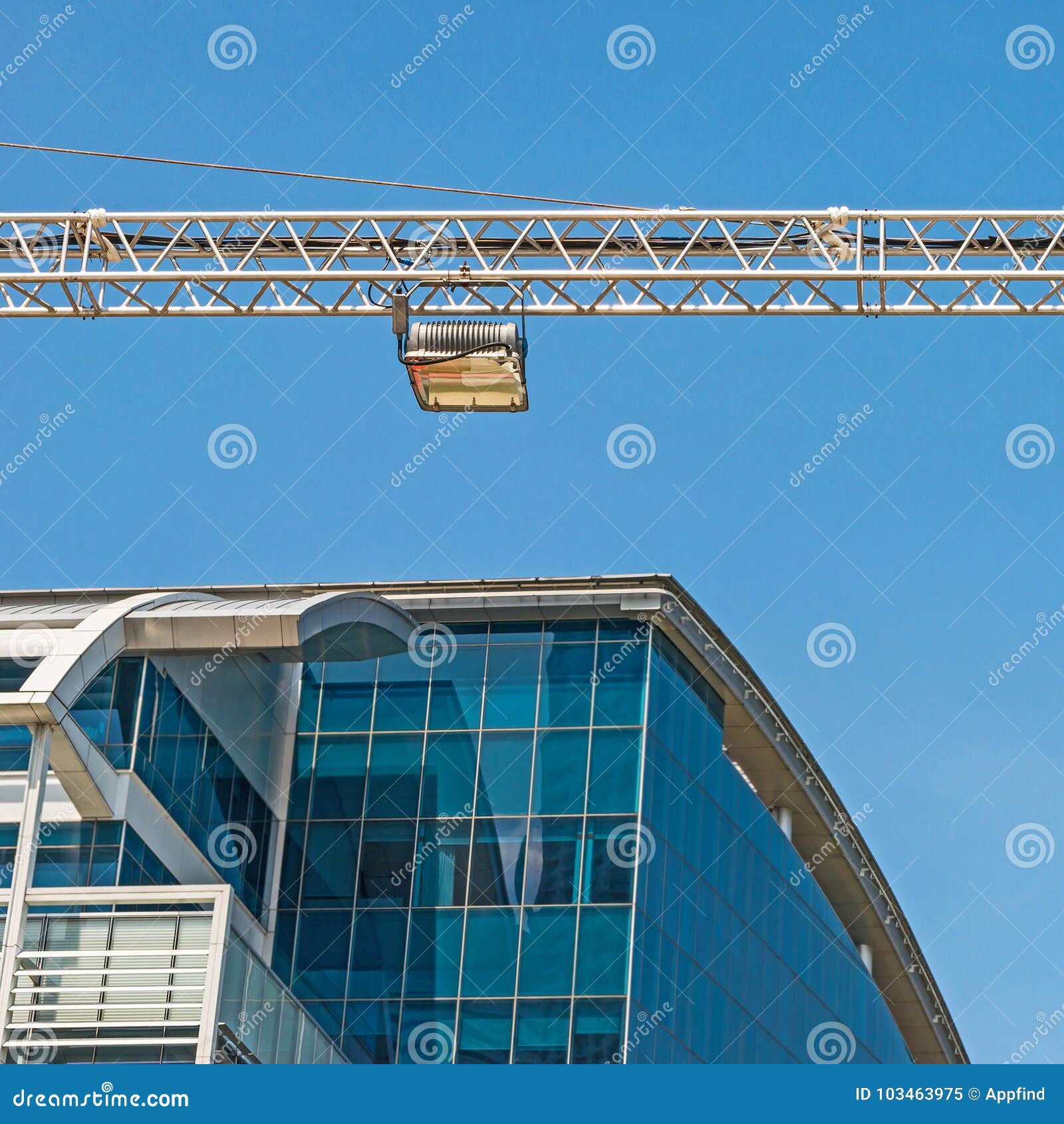 Spotlight on the road. stock image. Image of outdoor - 103463975