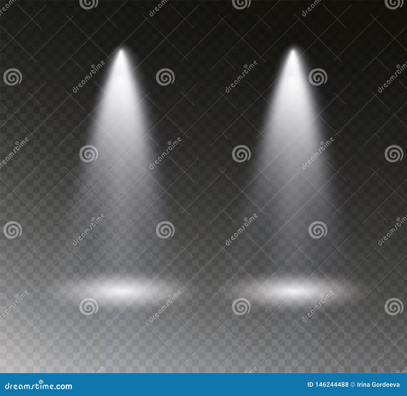 Spotlight light scene stock vector. Illustration of abstract - 146244488